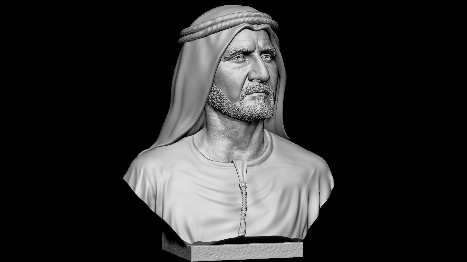Mohammed bin Rashid Al Maktoum 3D model 3D printable | CGTrader