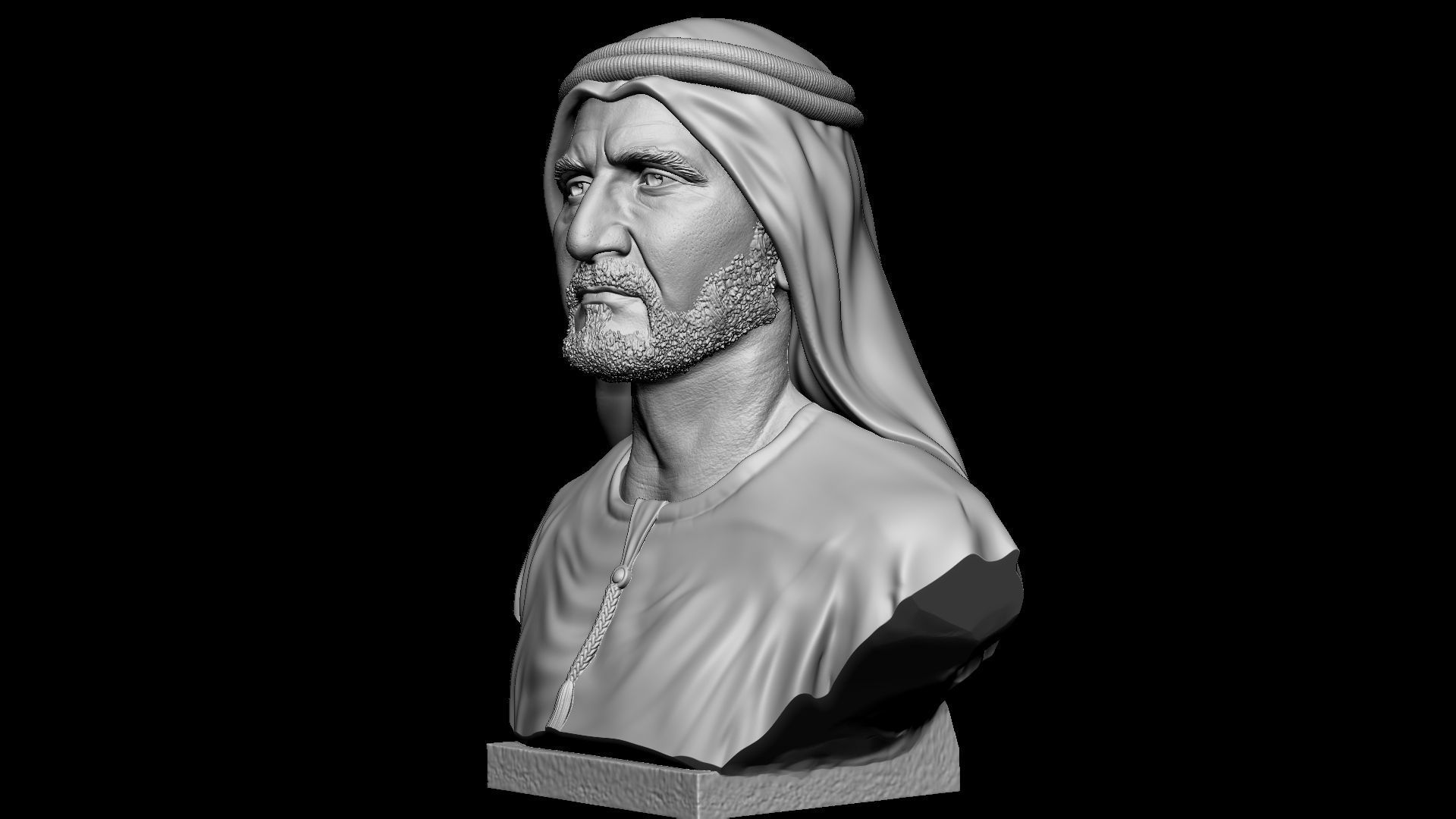 Mohammed bin Rashid Al Maktoum 3D model 3D printable | CGTrader