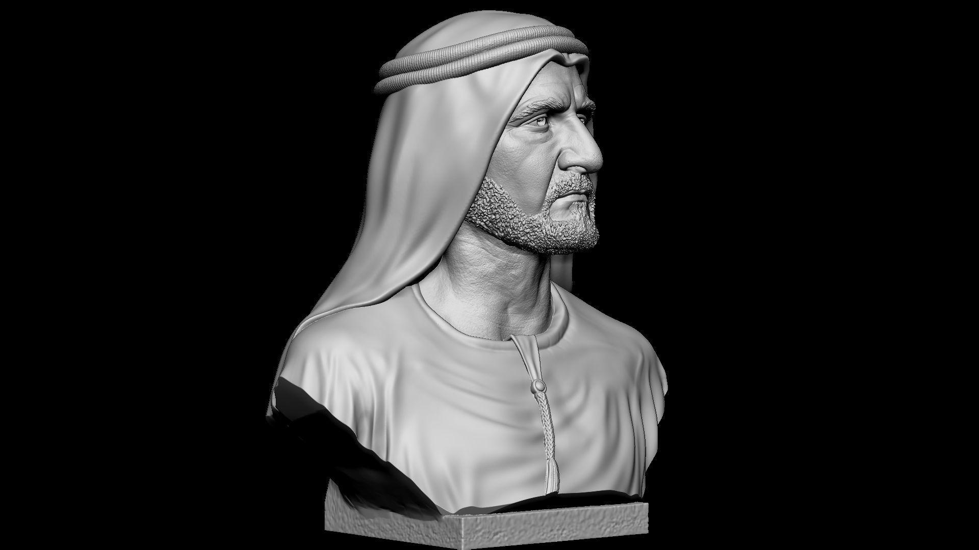Mohammed bin Rashid Al Maktoum 3D model 3D printable | CGTrader