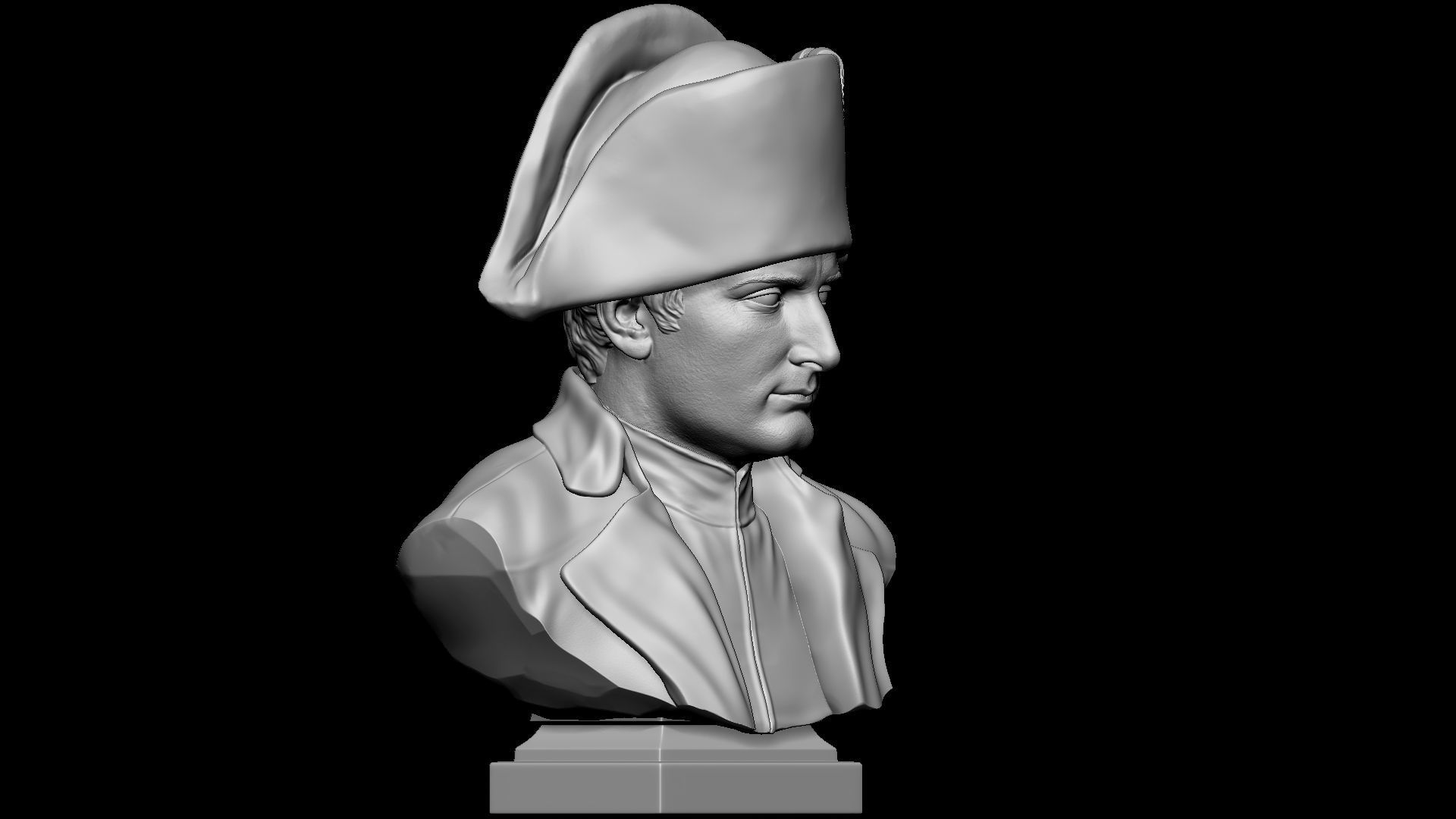 Napoleon Buonaparte v2 With hat 3D model 3D printable | CGTrader