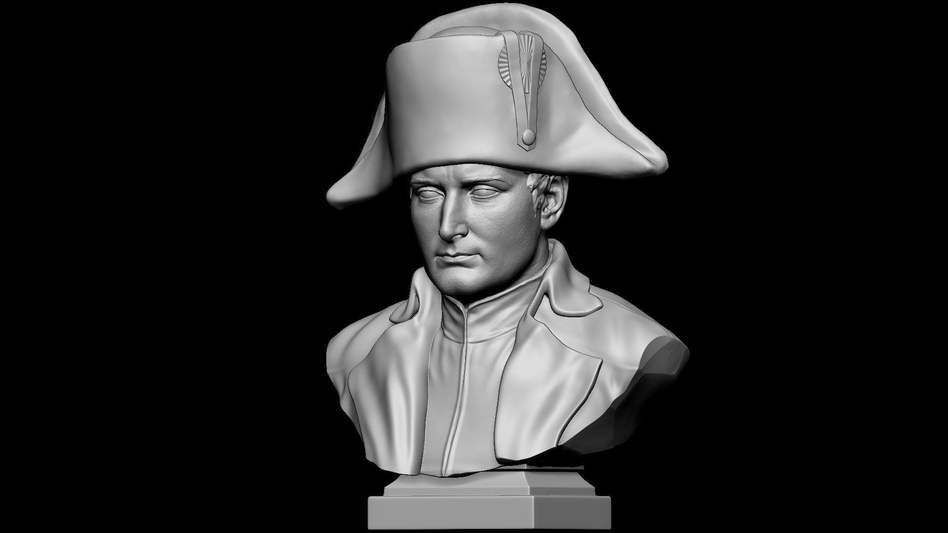 Napoleon Buonaparte v2 With hat 3D model 3D printable | CGTrader