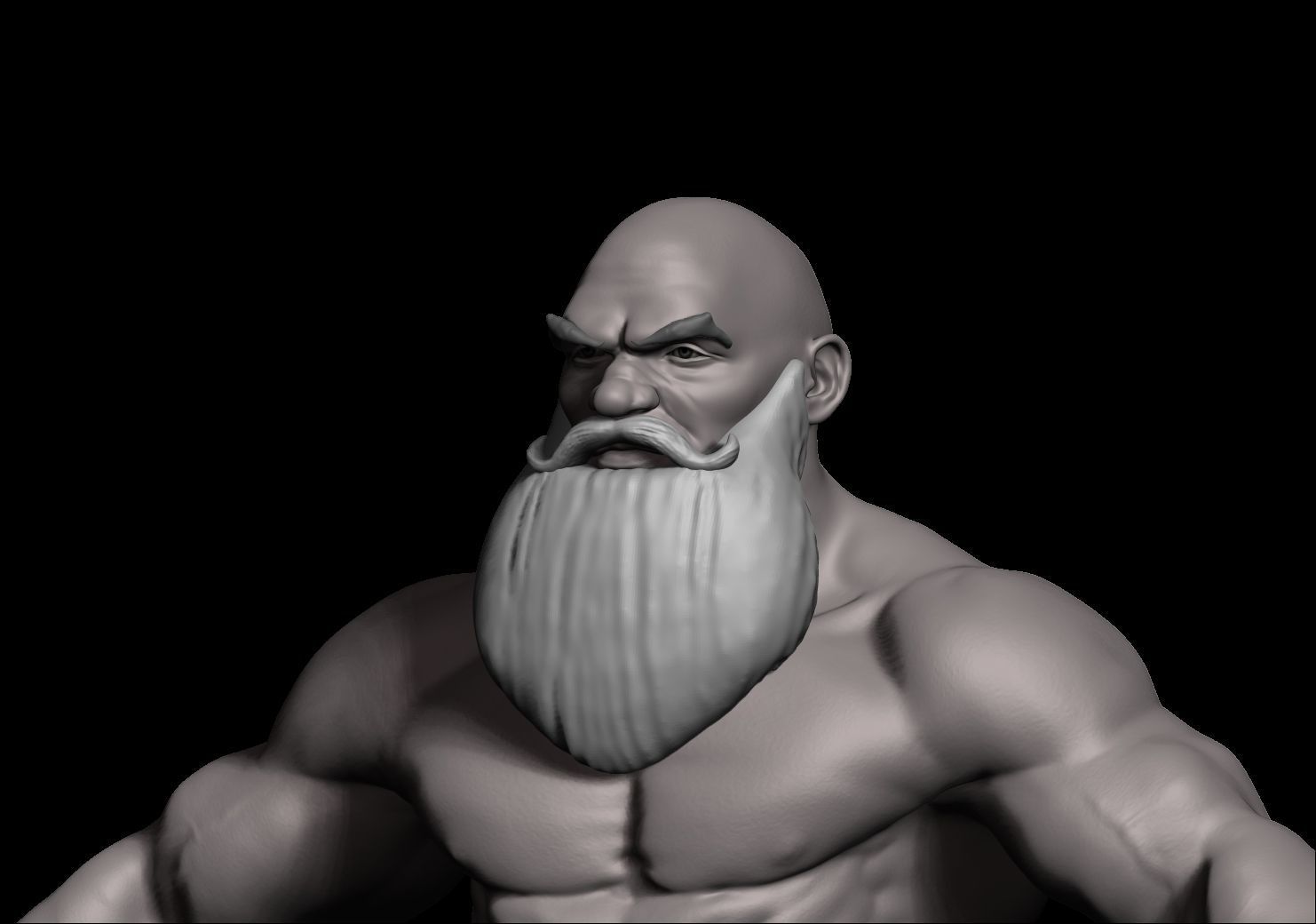 3D model DWARF-BASE MESH VR / AR / low-poly | CGTrader