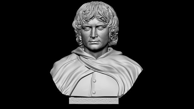 Frodo Baggins 3D model 3D printable | CGTrader