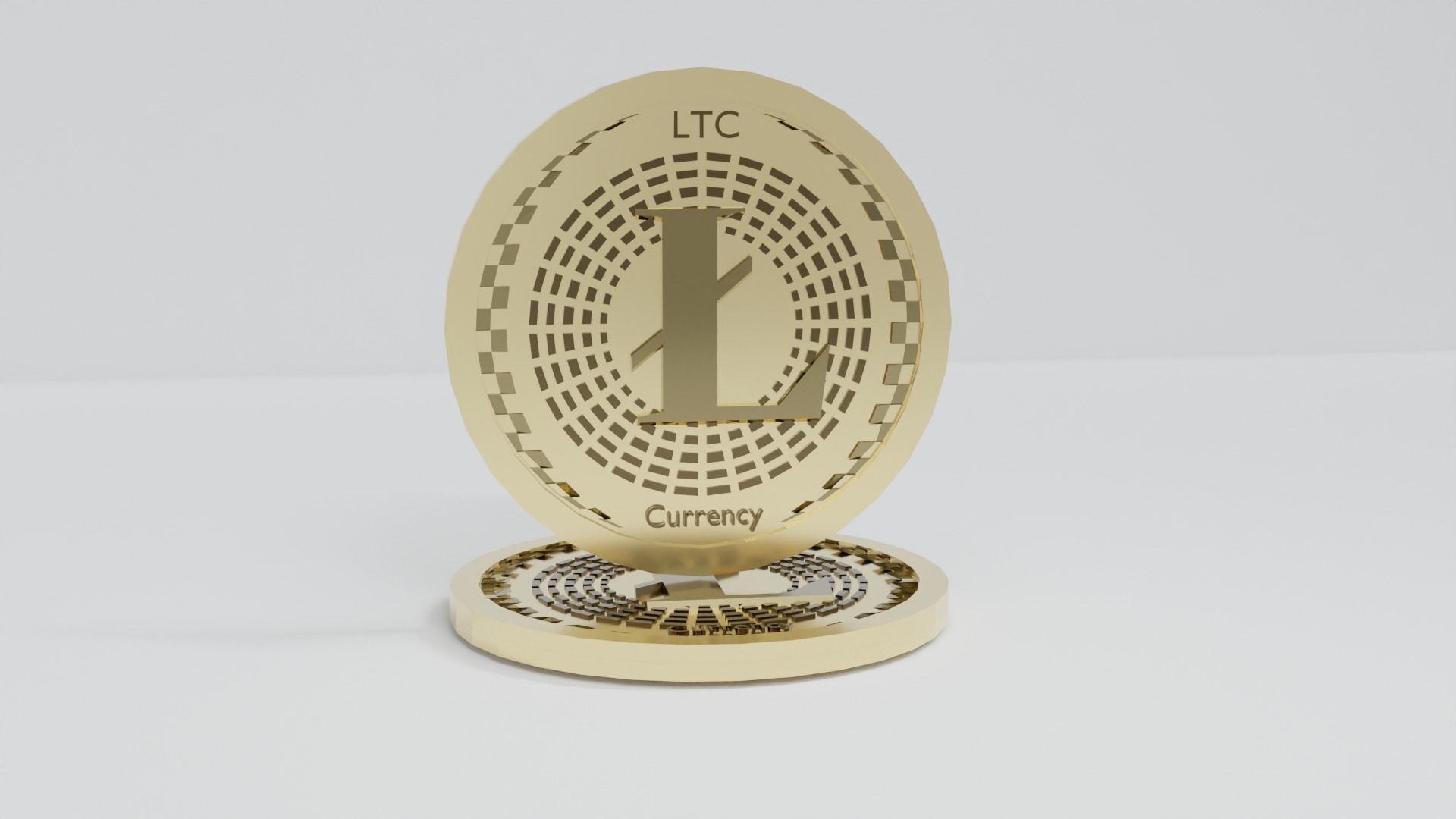LTC Currency 3D model | CGTrader