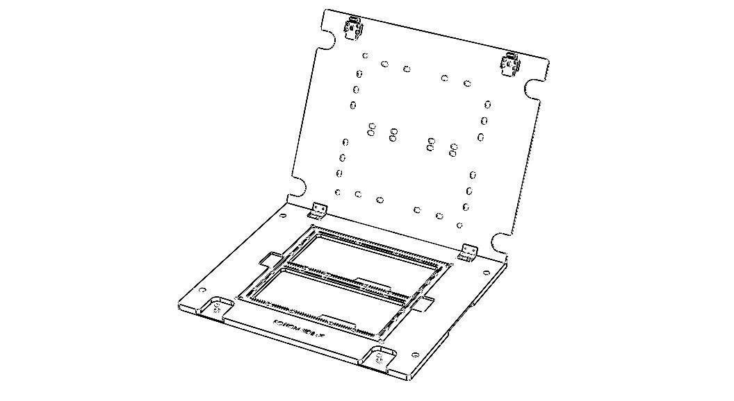 Standard Aluminium PCB Router Fixture 3D model rigged | CGTrader