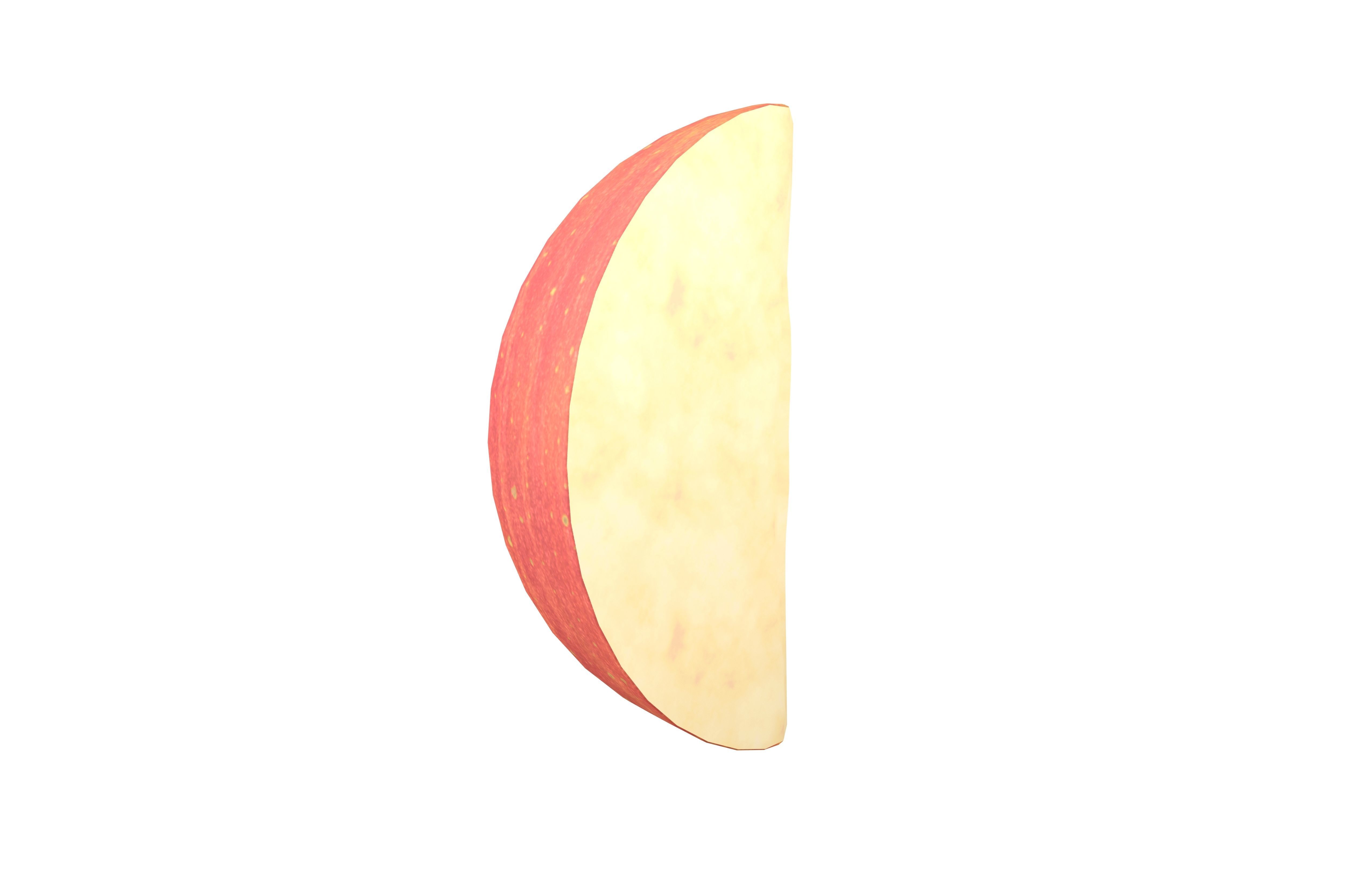 3D model Apple Slice v1 001 VR / AR / low-poly | CGTrader