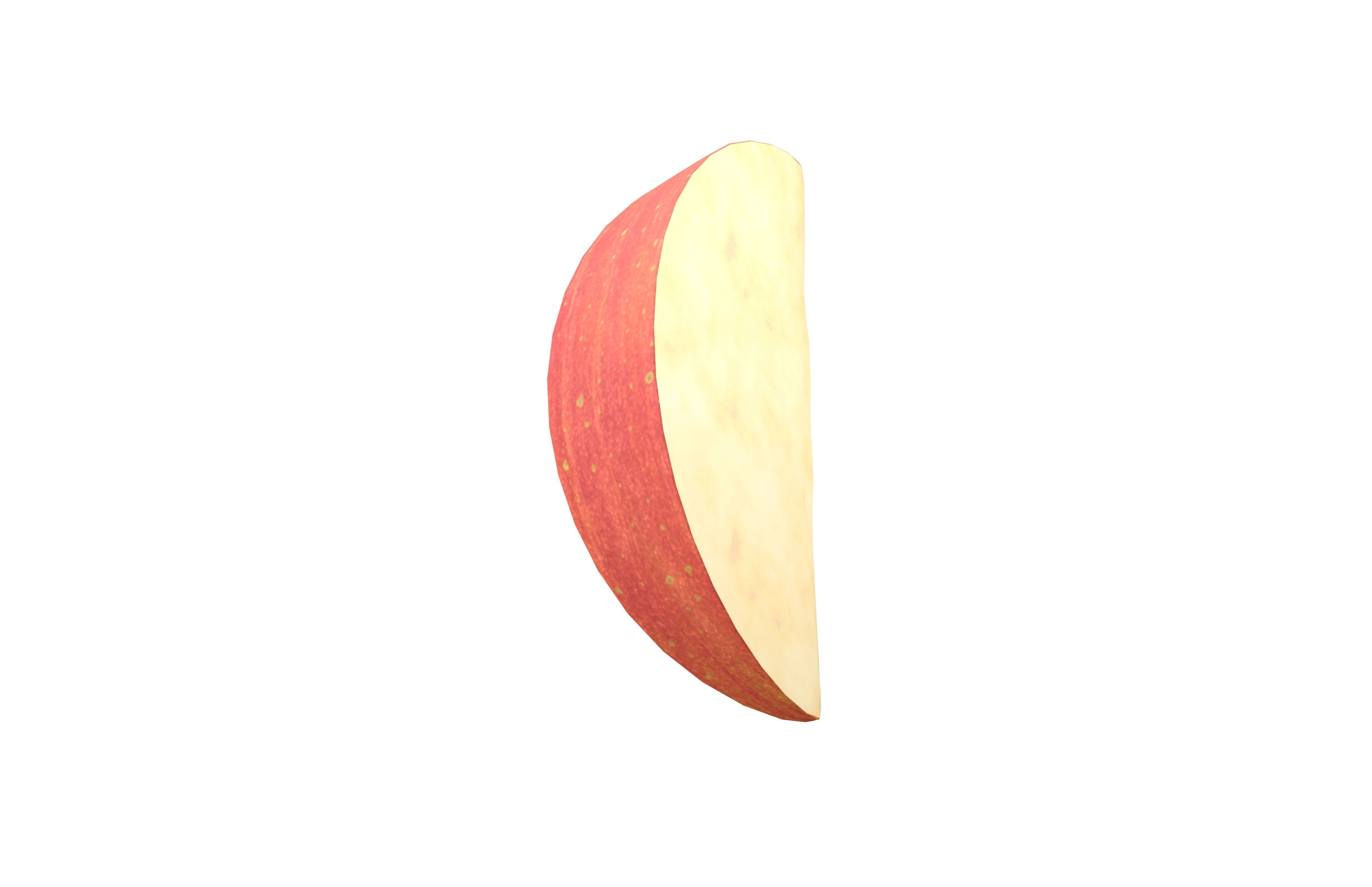 3D model Apple Slice v1 001 VR / AR / low-poly | CGTrader