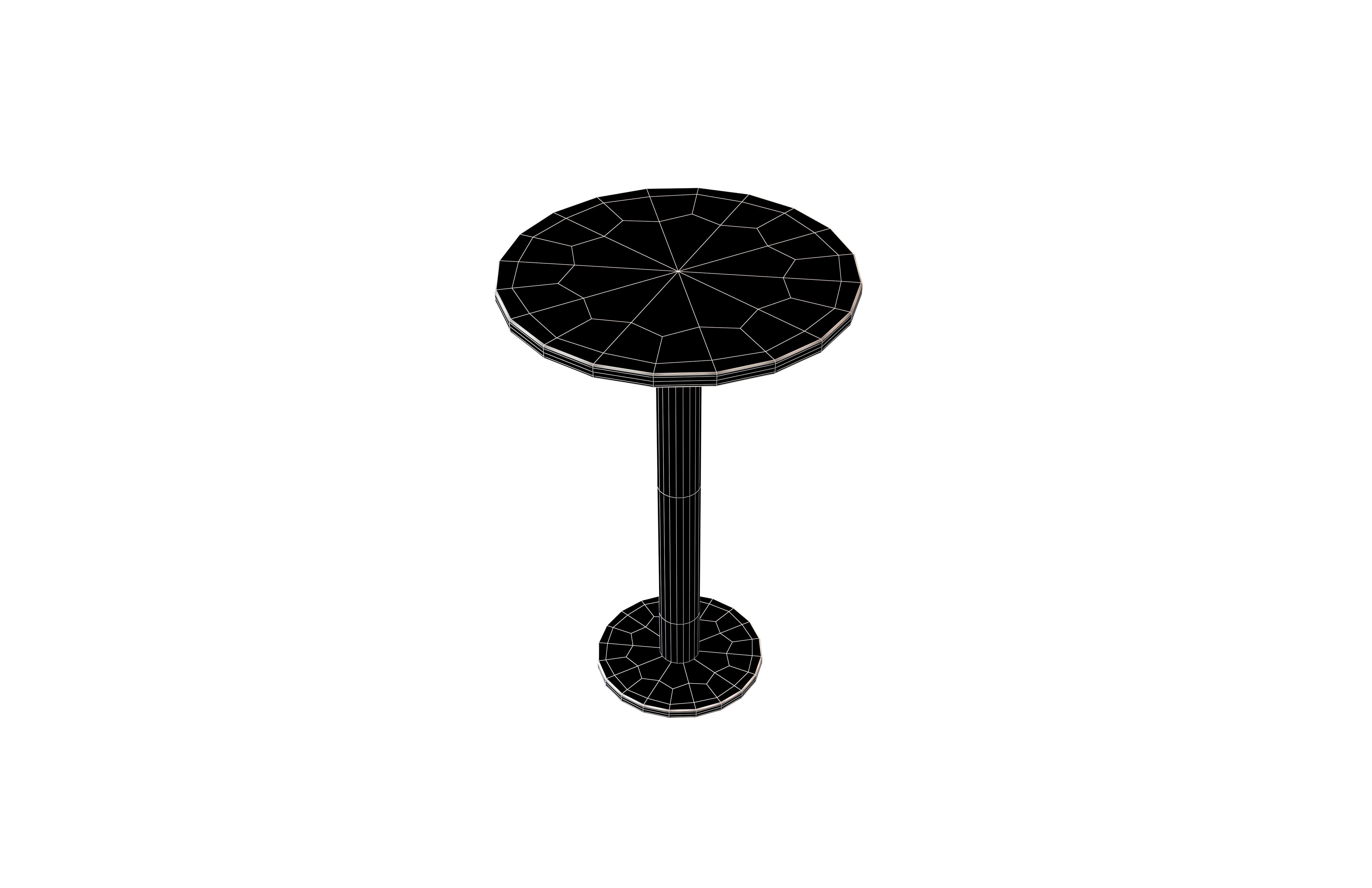 3D model Round Standing Tables v1 001 VR / AR / low-poly | CGTrader