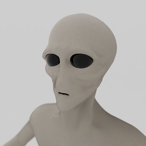 Grey Alien 3D model | CGTrader
