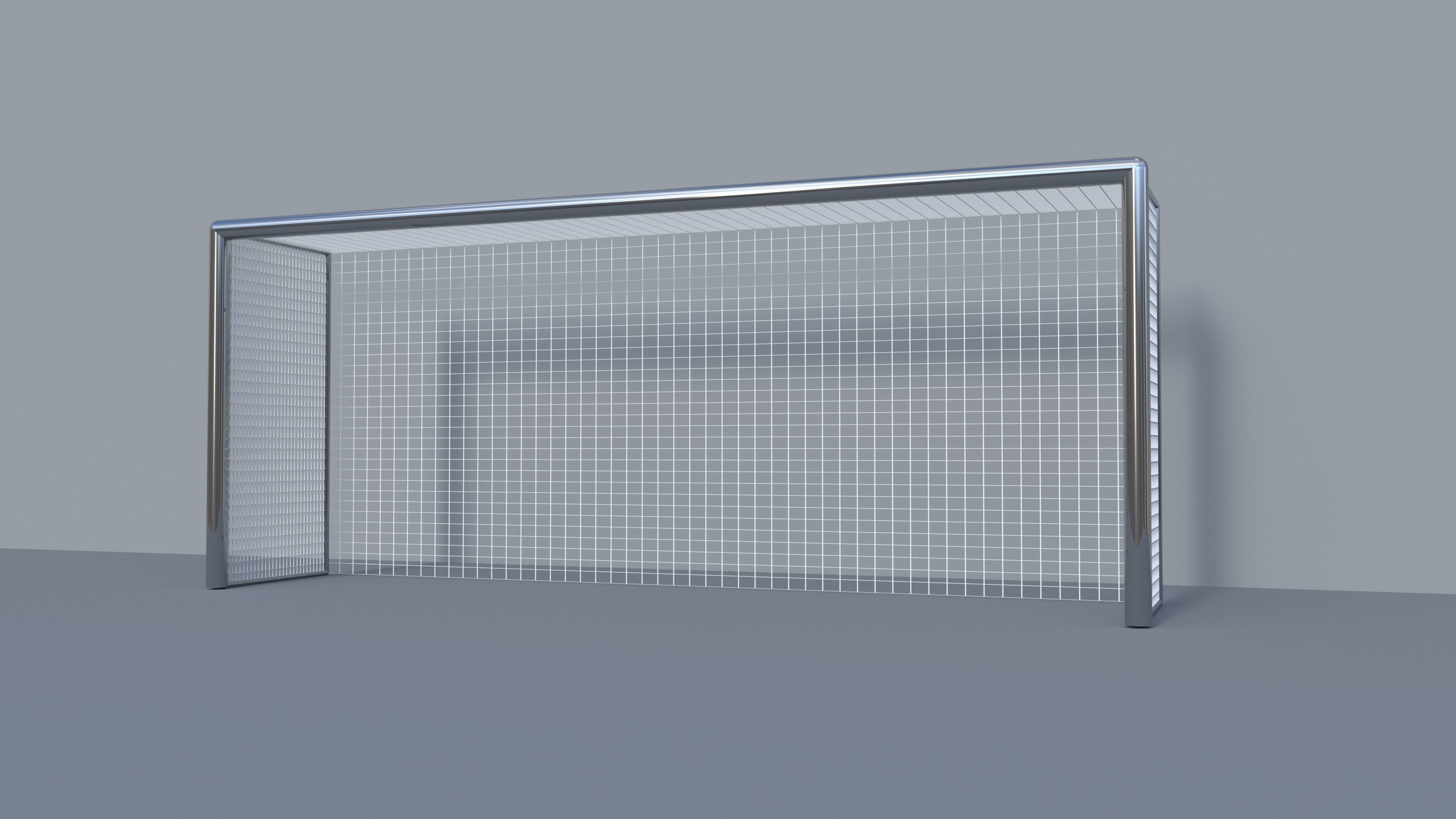 Simple Soccer-Football Goal free 3D model | CGTrader