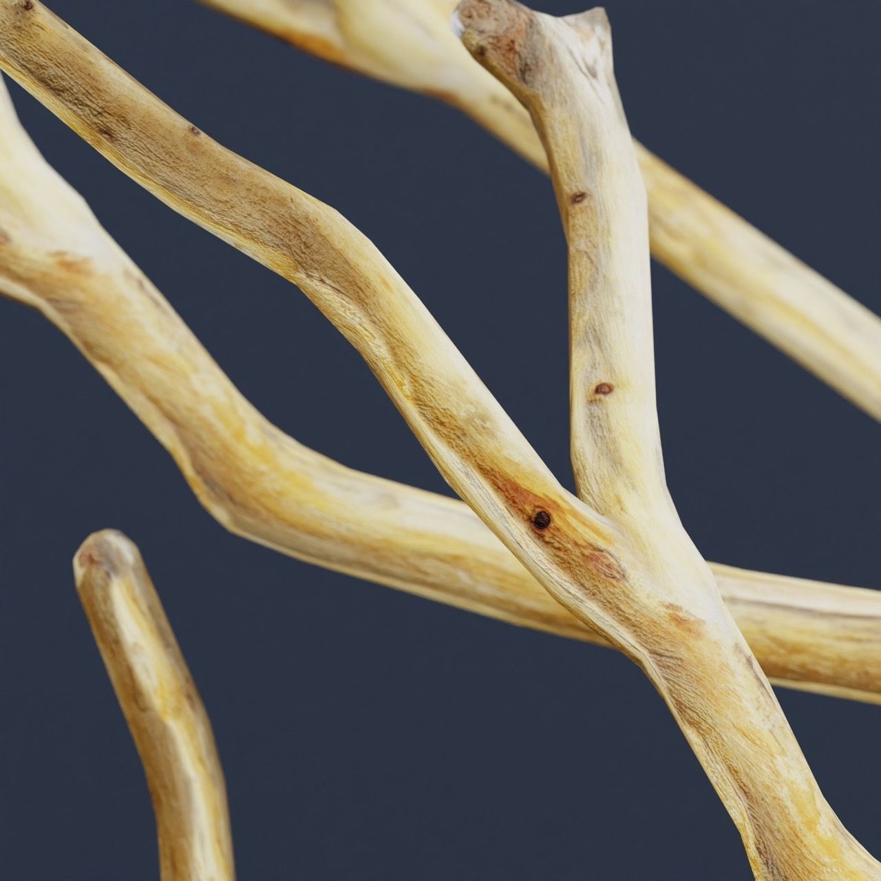 3D model Wooden Stick - Single 3d Dry Low Poly and Game Ready VR / AR ...