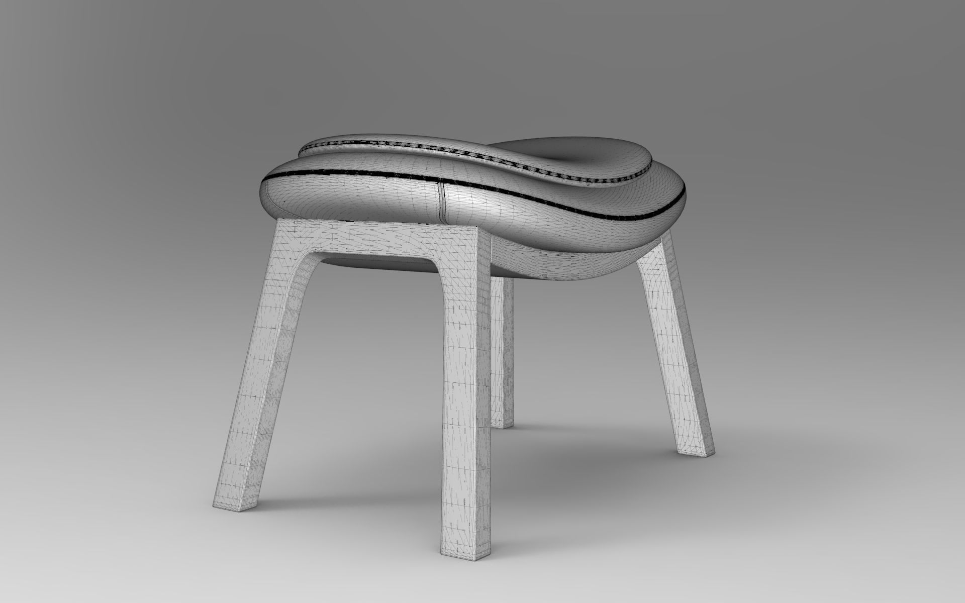 Zaly Stool 3D model | CGTrader