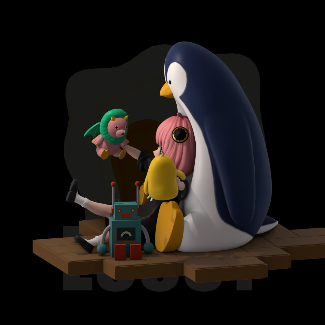 Anya Forger 3D model 3D printable | CGTrader