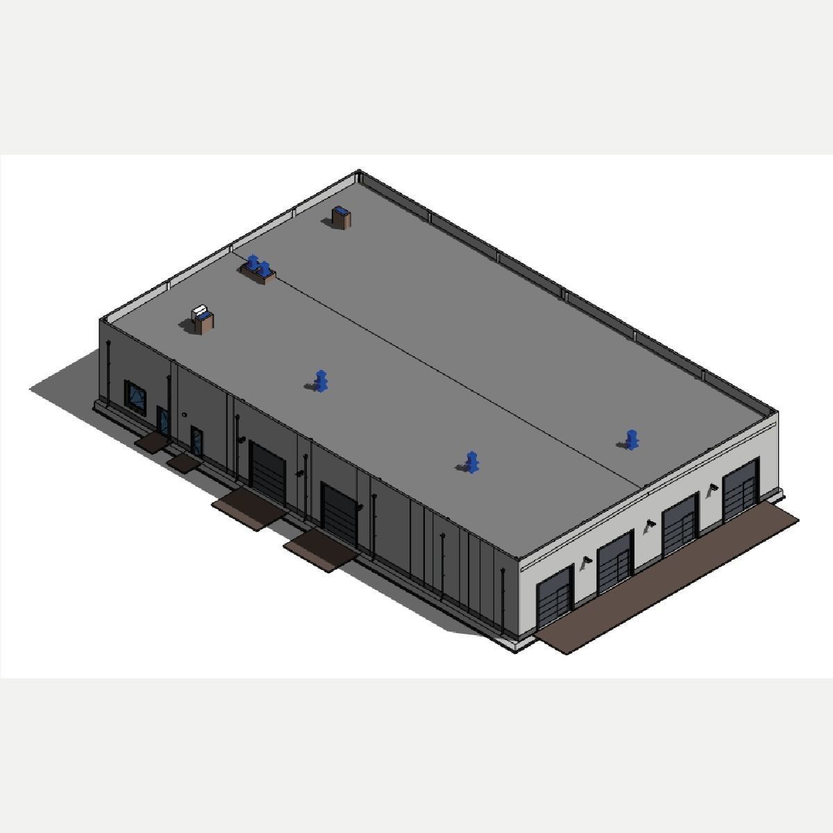 Warehouse - Revit 3D model | CGTrader