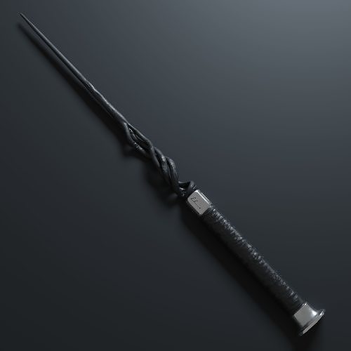 3D model Albus Dumbledore Wand - Fantastic Beasts VR / AR / low-poly ...