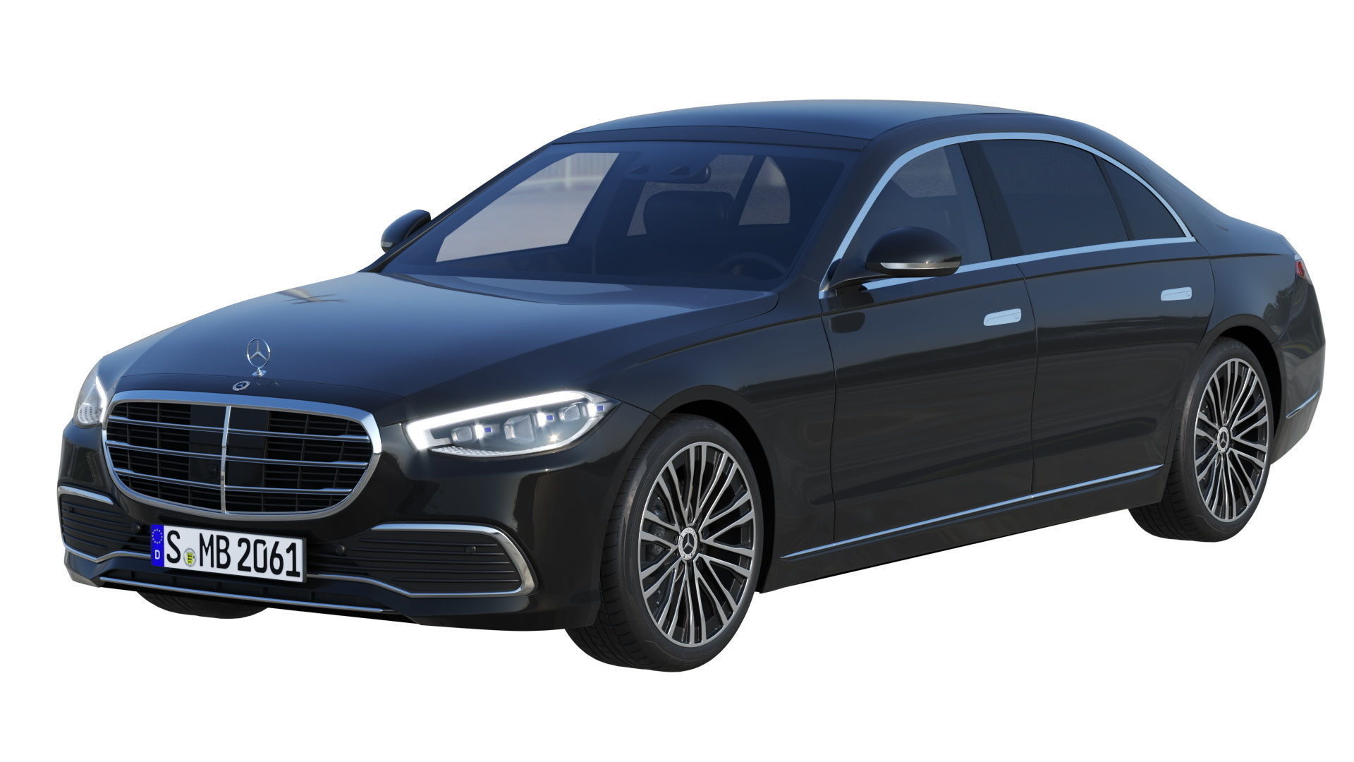 Mercedes-Benz S-Class W223 Long AMG Maybach 3D model | CGTrader