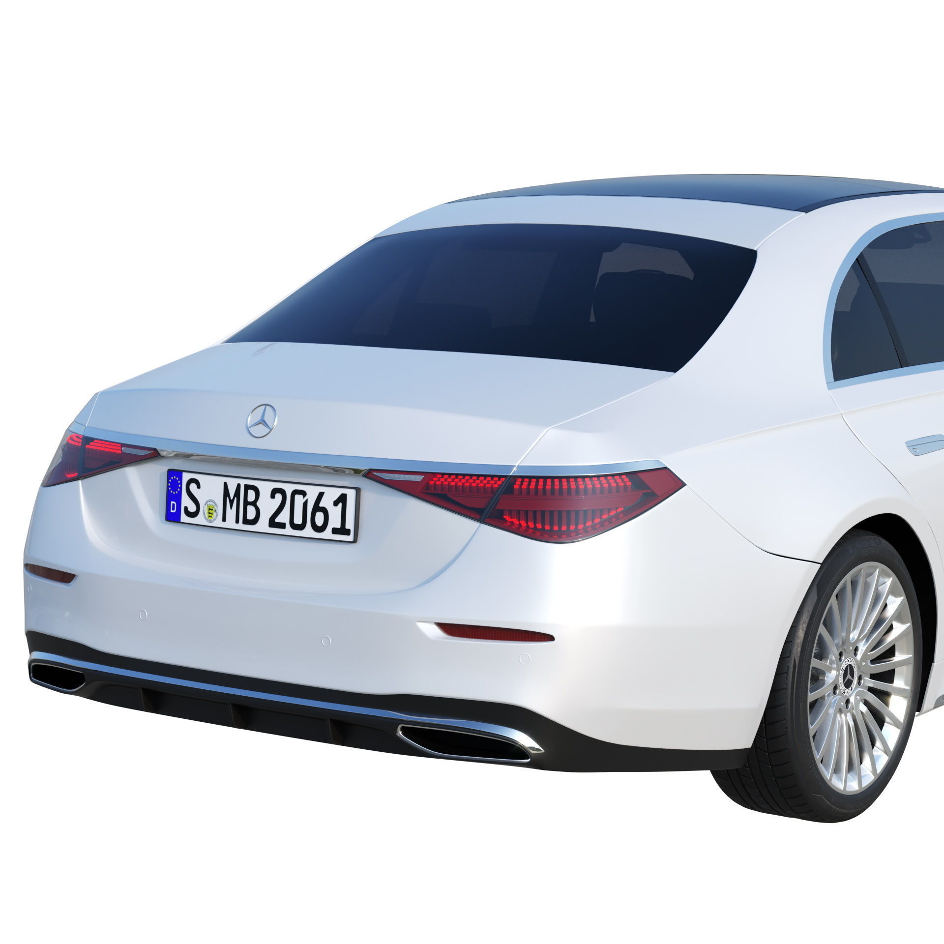 Mercedes-Benz S-Class W223 Long AMG Maybach 3D model | CGTrader