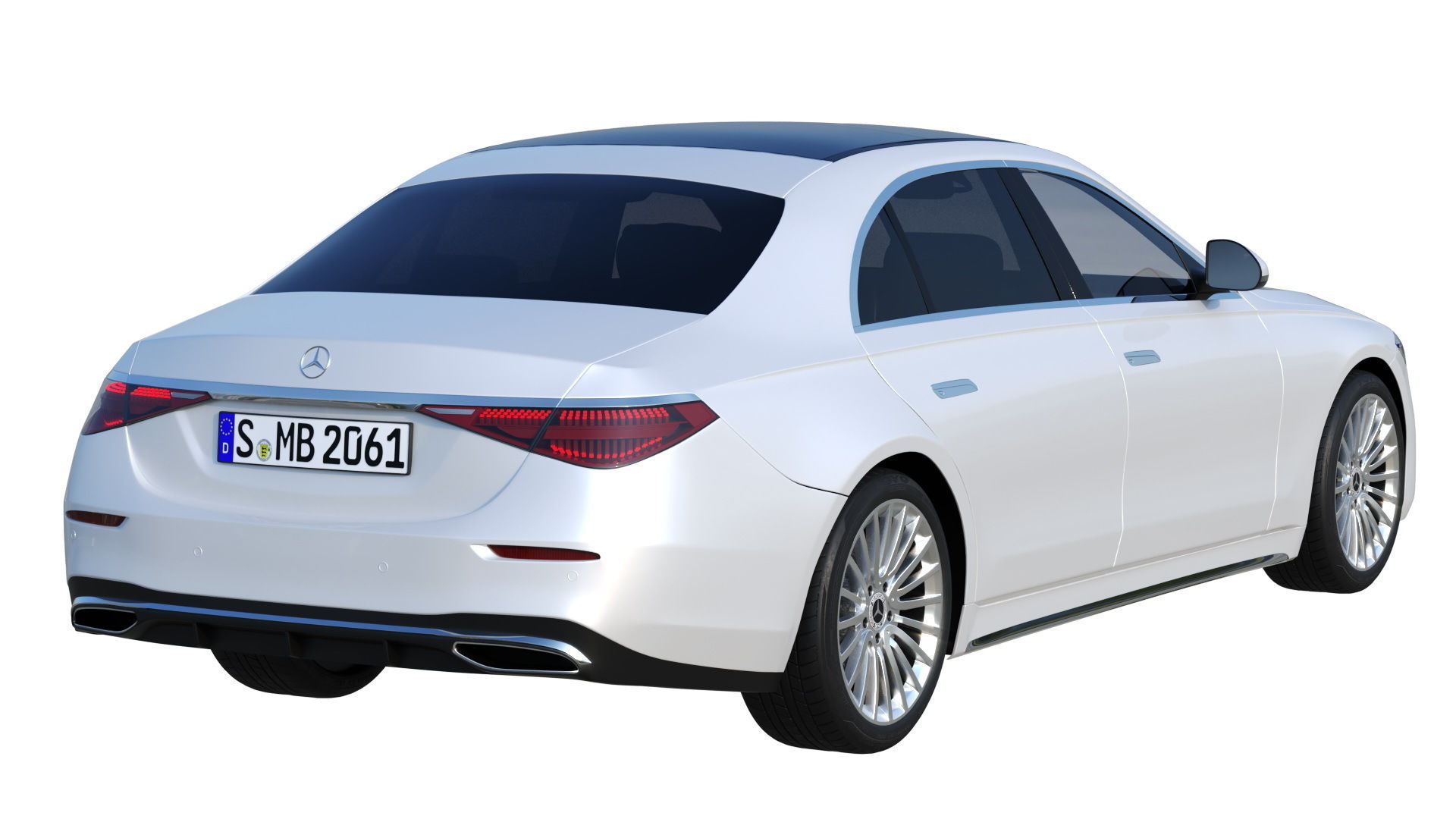 Mercedes-Benz S-Class W223 Long AMG Maybach 3D model | CGTrader