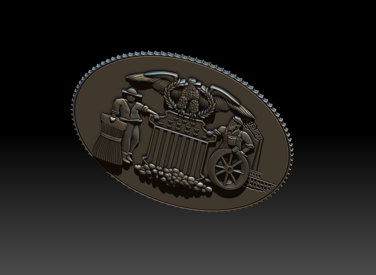 Cortland Seal 3D model 3D printable | CGTrader