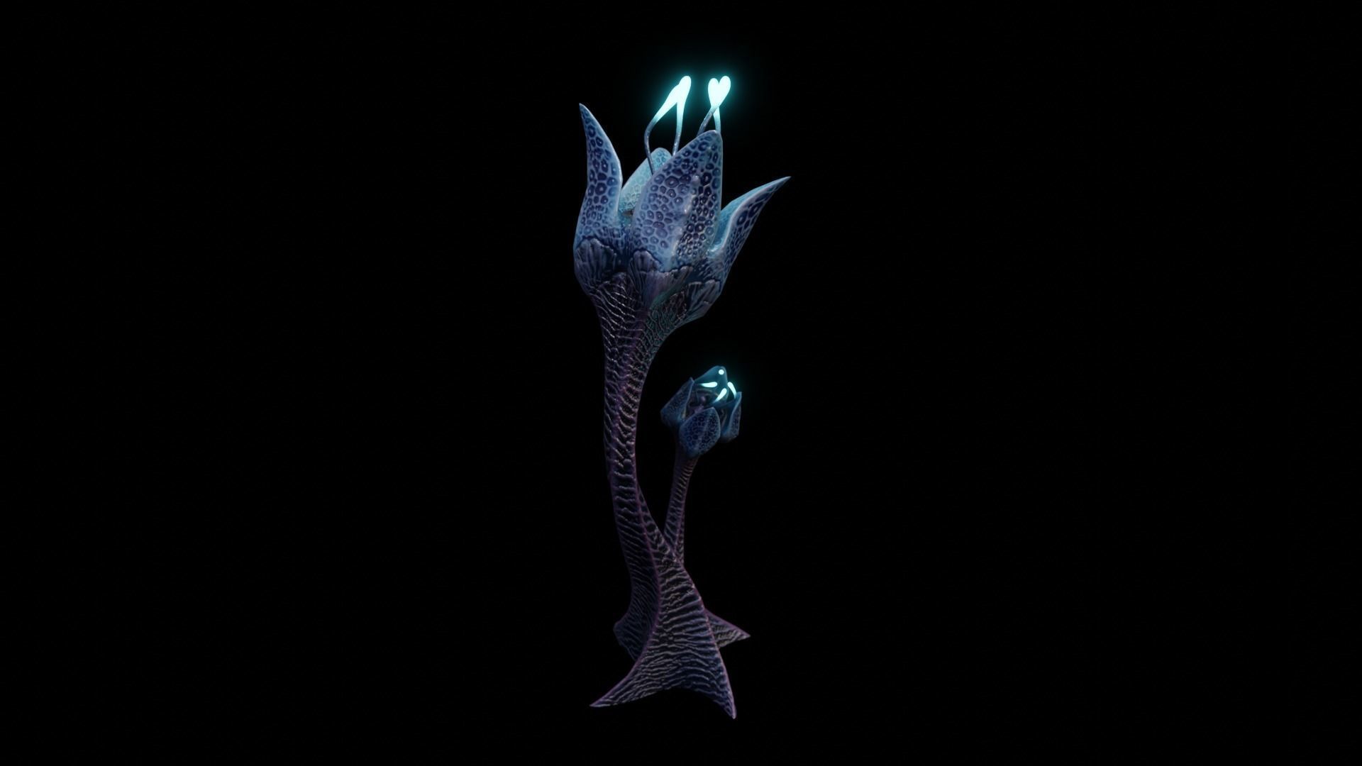 3D model Alien Lily Flower VR / AR / low-poly | CGTrader