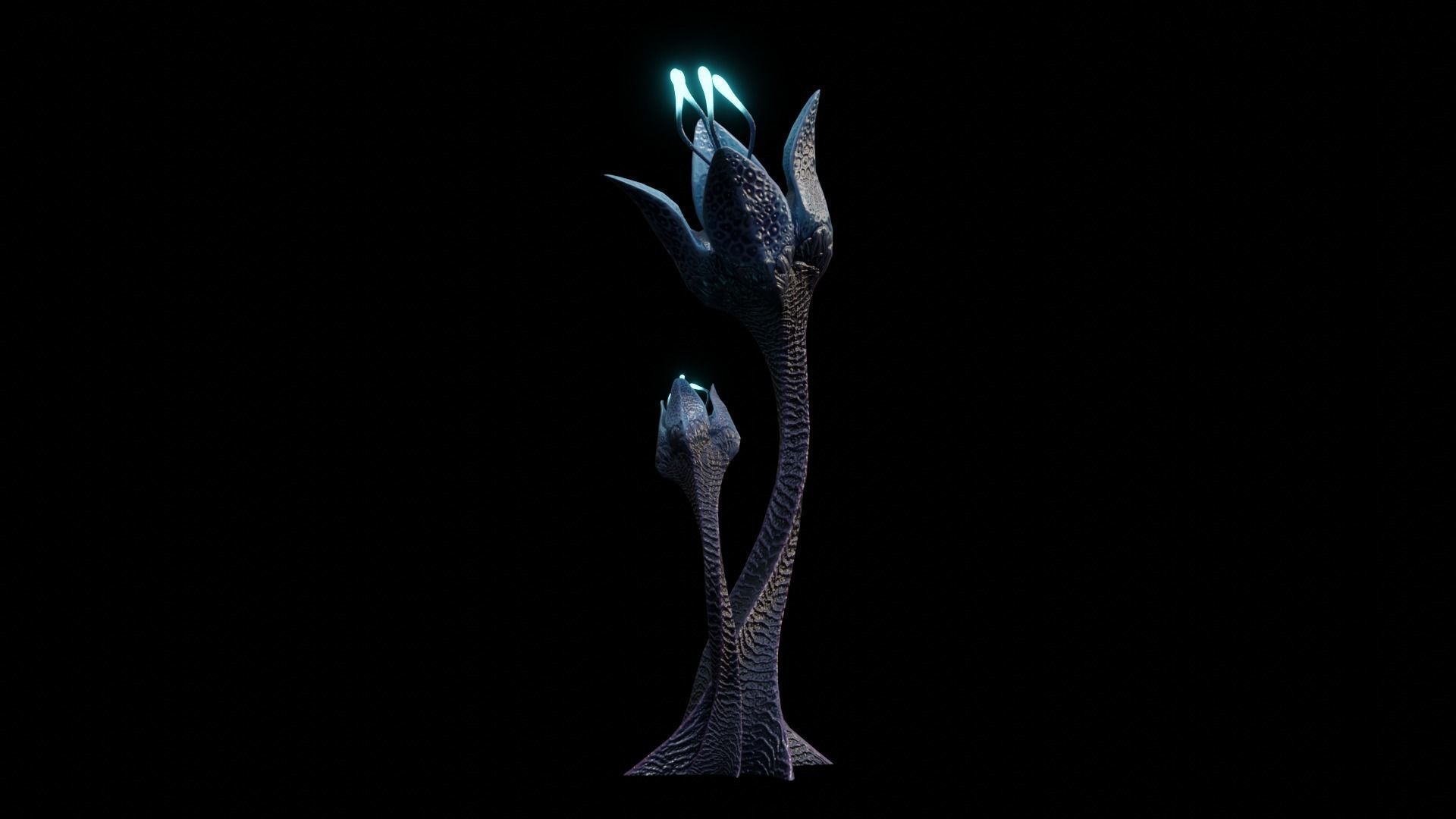 3D model Alien Lily Flower VR / AR / low-poly | CGTrader