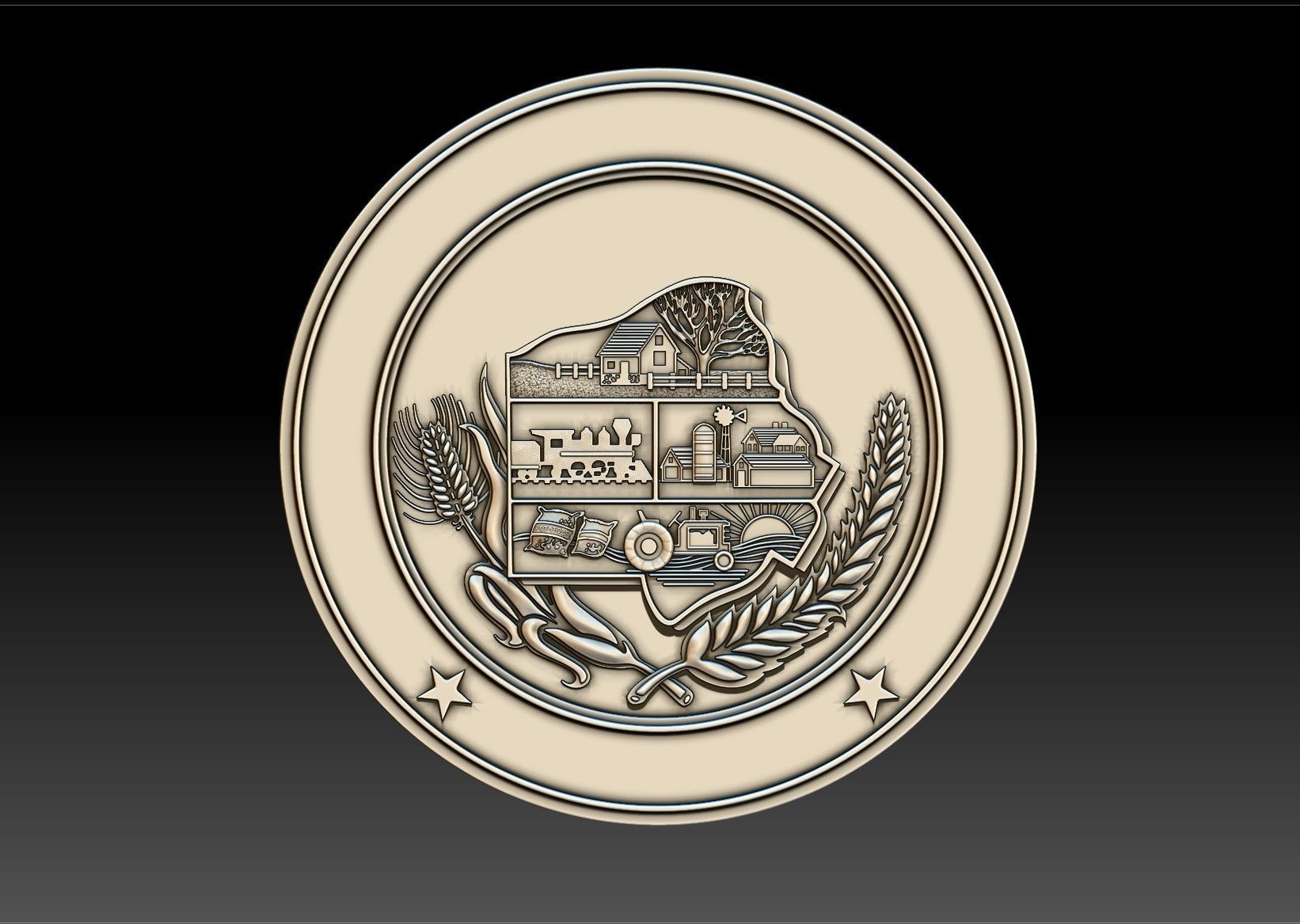 West Windsor 3D model 3D printable | CGTrader