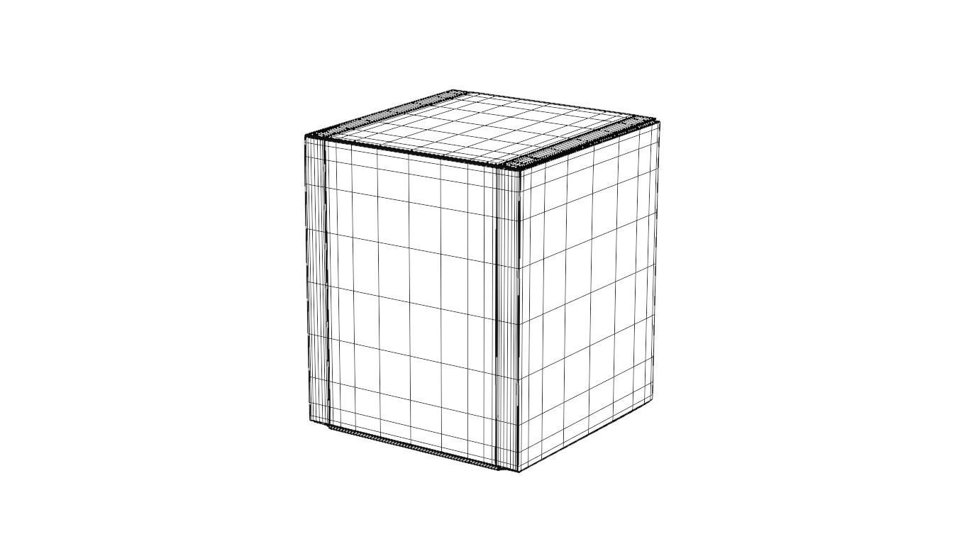 Square Packaging Box 3D Model 3D model | CGTrader