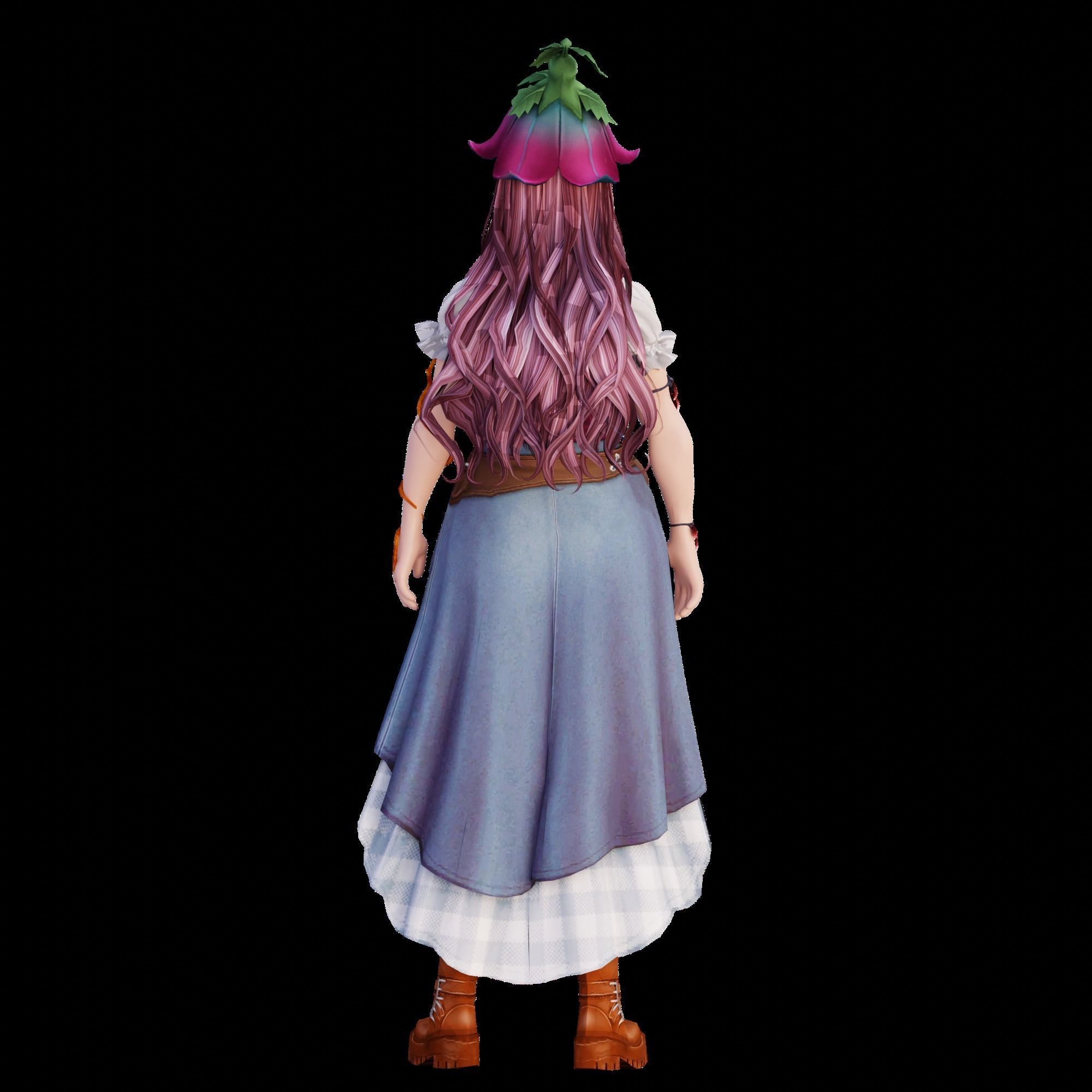 3D model Adorable Farm Character Pixar Style VR / AR / low-poly | CGTrader