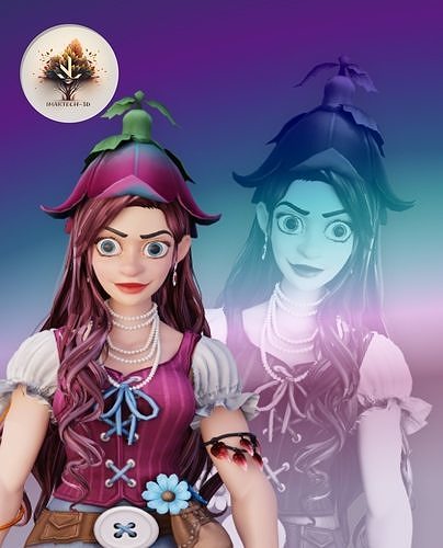 3D model Adorable Farm Character Pixar Style VR / AR / low-poly | CGTrader