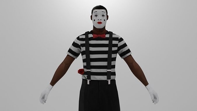 3D model Mime Low-poly 3D model VR / AR / low-poly | CGTrader