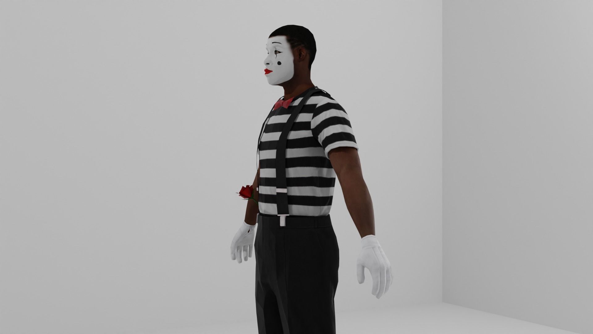 3D model Mime Low-poly 3D model VR / AR / low-poly | CGTrader