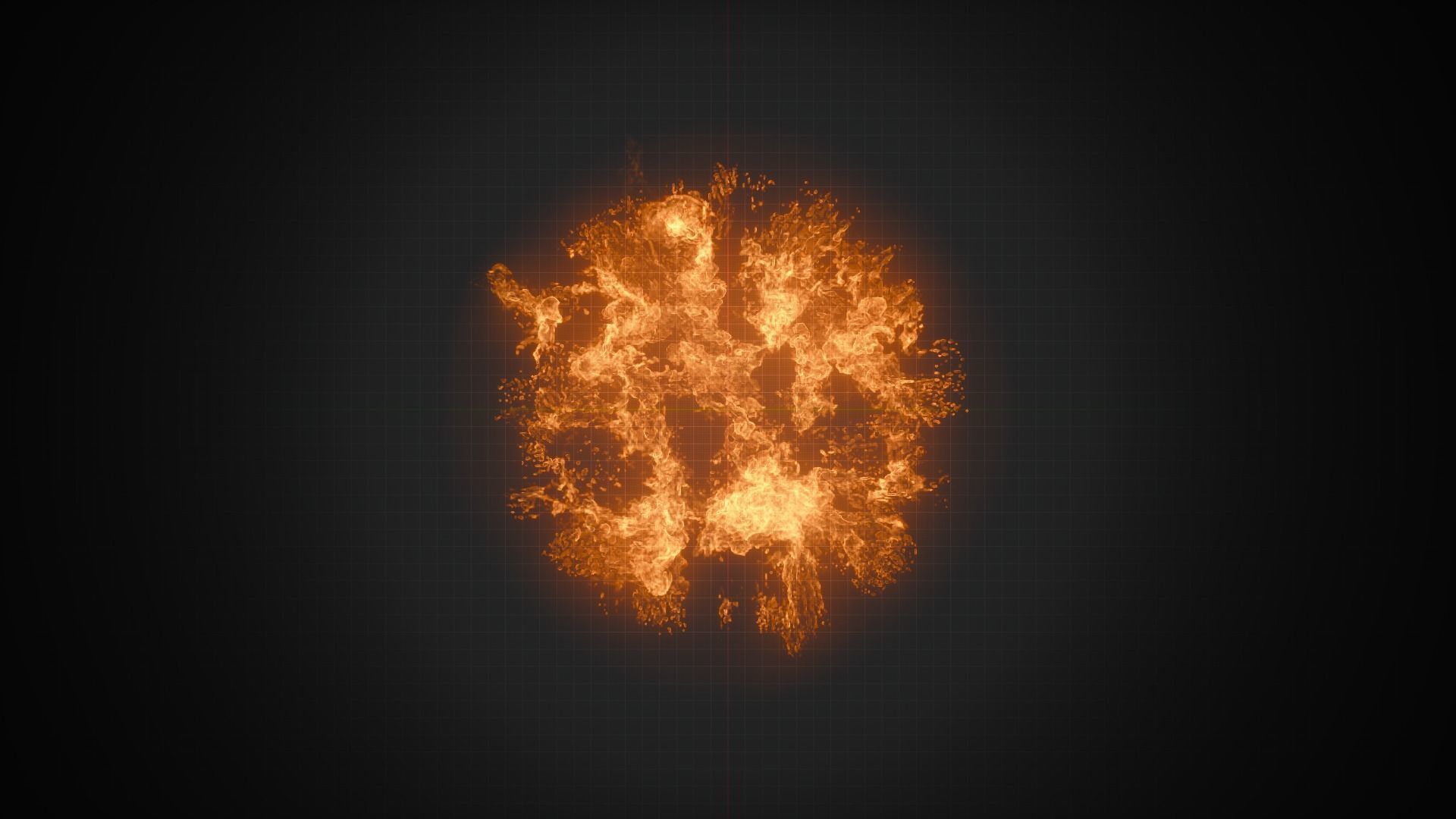 Big 3D Ground Fire Animation 3D model animated | CGTrader