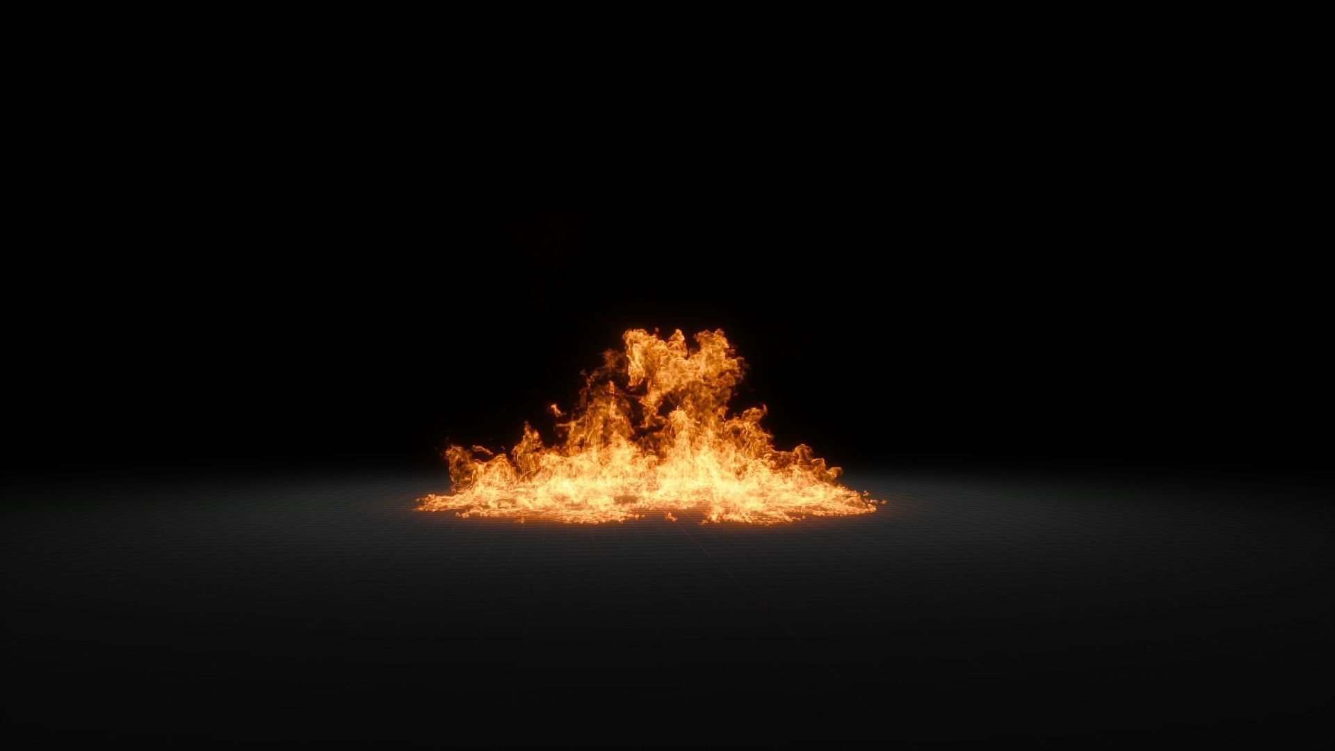 Big 3D Ground Fire Animation 3D model animated | CGTrader