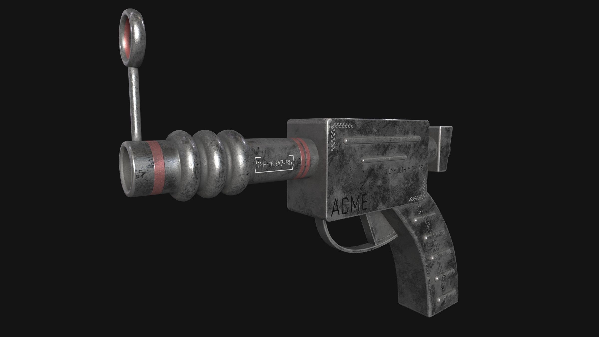 3D model sci fi ray gun VR / AR / low-poly | CGTrader