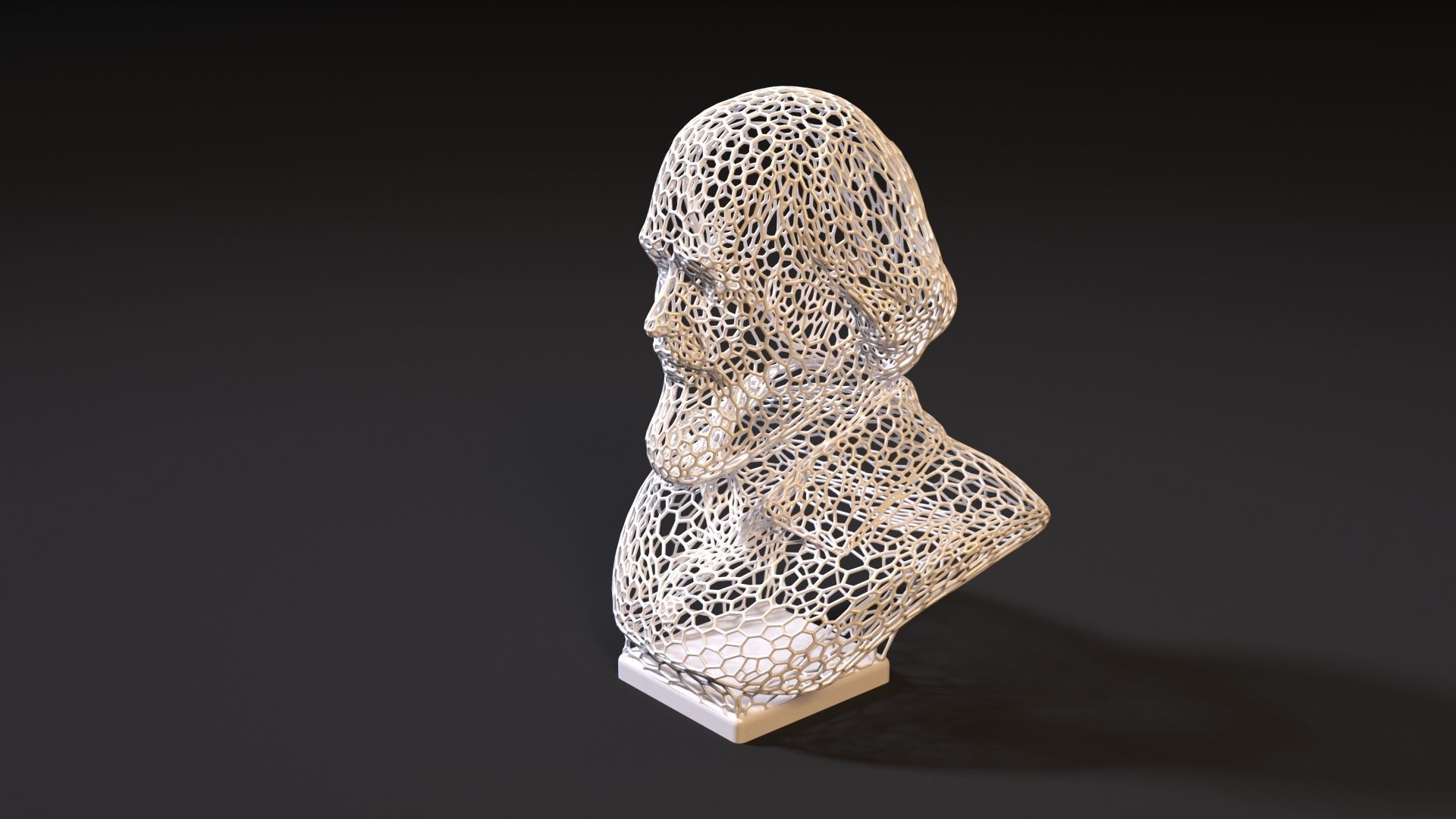 Shakespeare Bust 3D model 3D printable | CGTrader