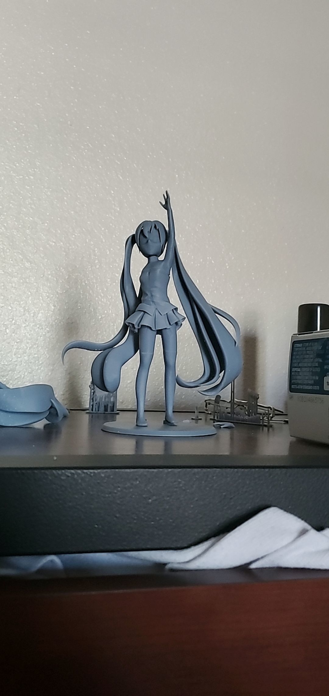 Hatsune Miku 3D printing character resin printer ready 3D model 3D ...