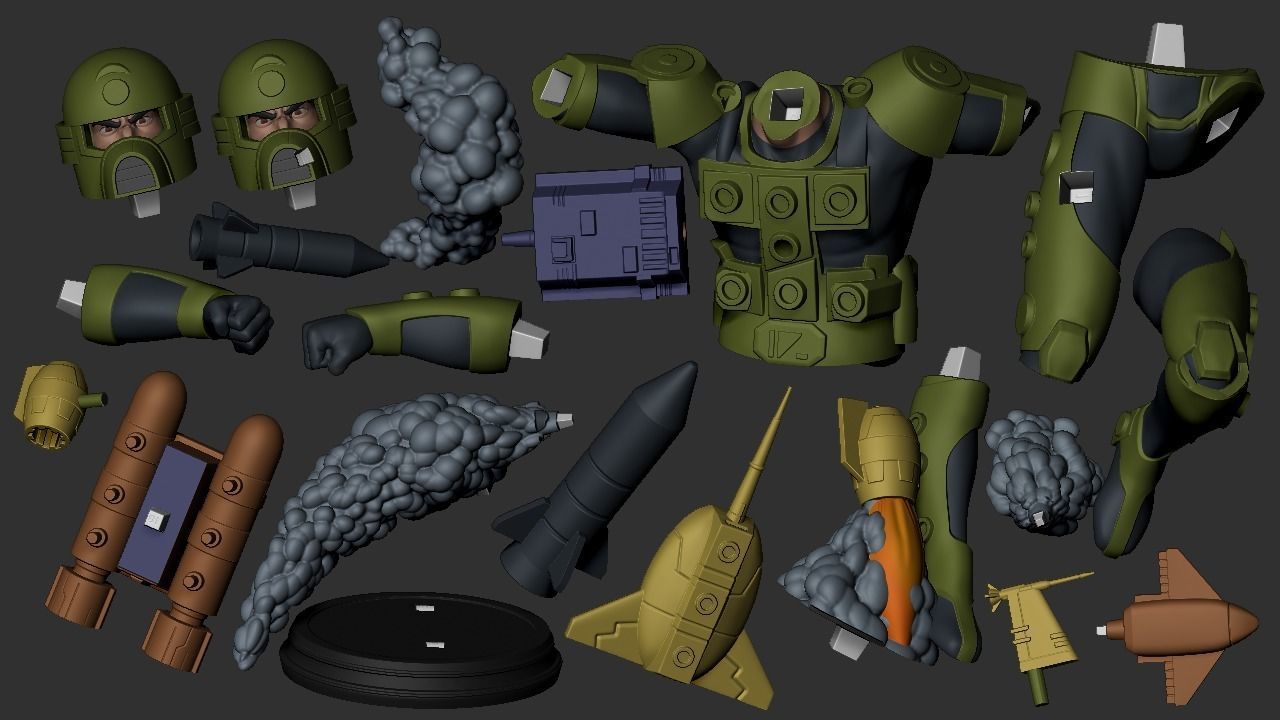 The Centurions - Max Ray 3D model 3D printable | CGTrader