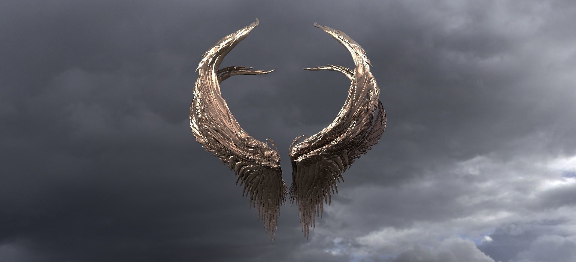 Earth Anatomy Wings 1 3D model | CGTrader