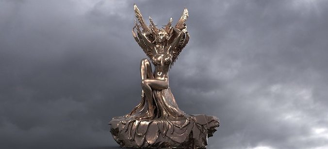 Earth Anatomy female sculpture 5 3D model | CGTrader