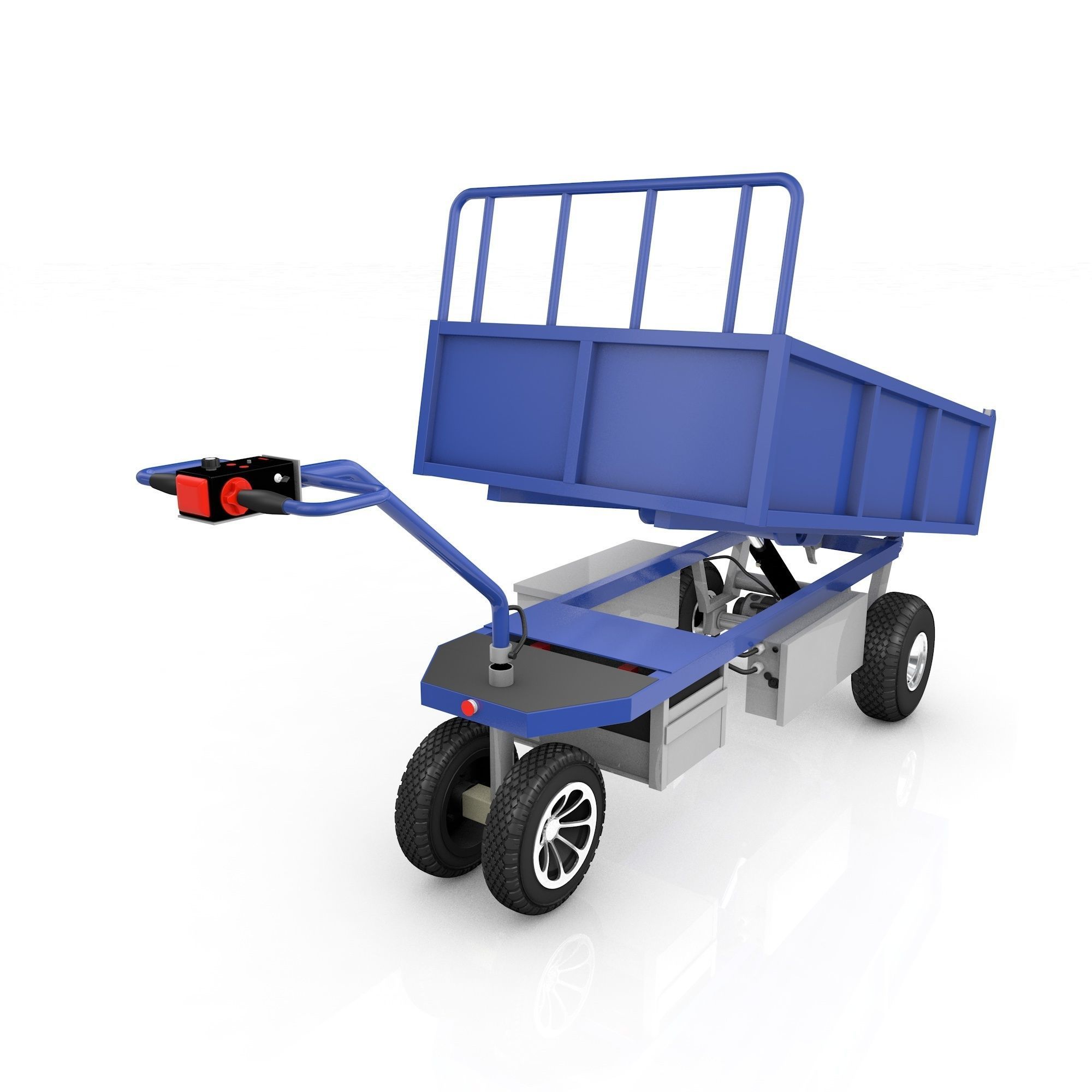 Transport Trolley General 3D model animated rigged | CGTrader