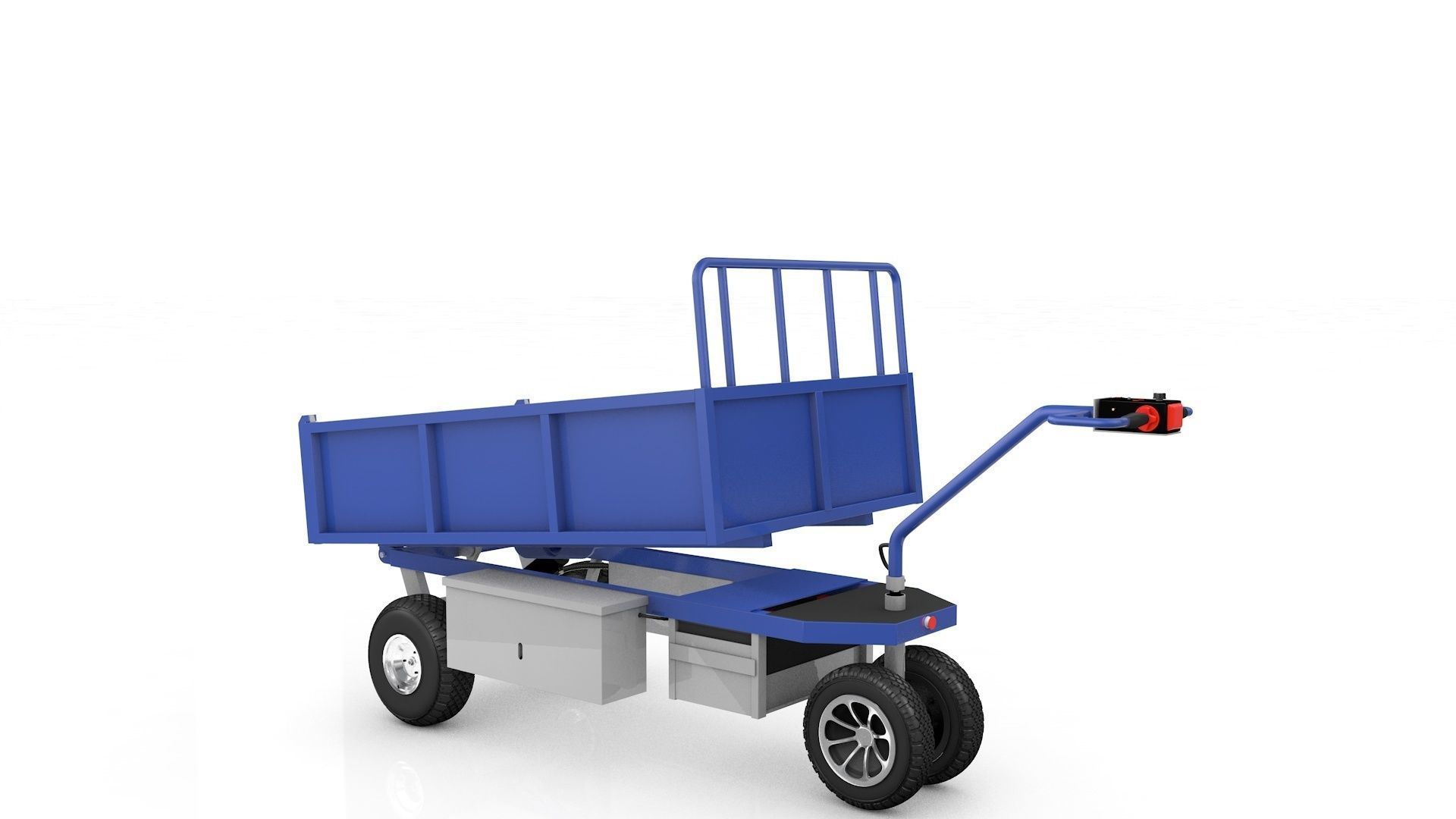 Transport Trolley General 3D model animated rigged | CGTrader