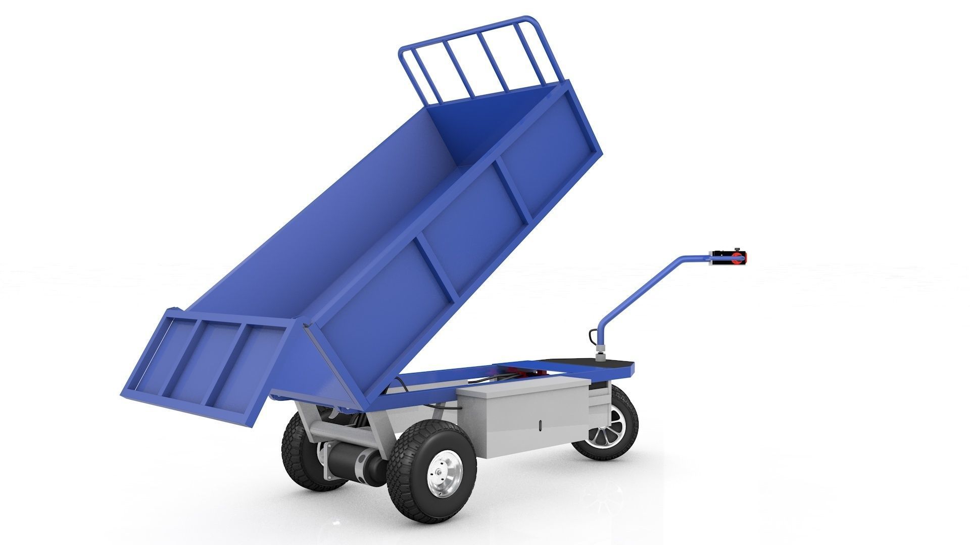 Transport Trolley General 3D model animated rigged | CGTrader