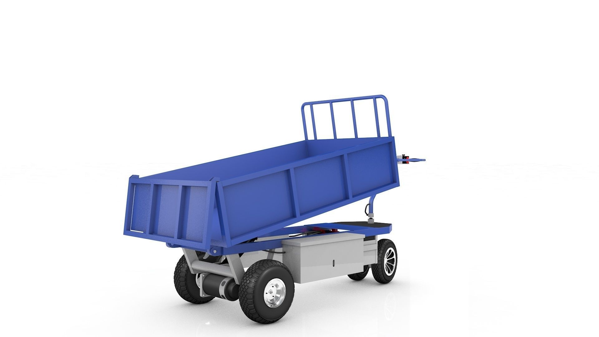 Transport Trolley General 3D model animated rigged | CGTrader