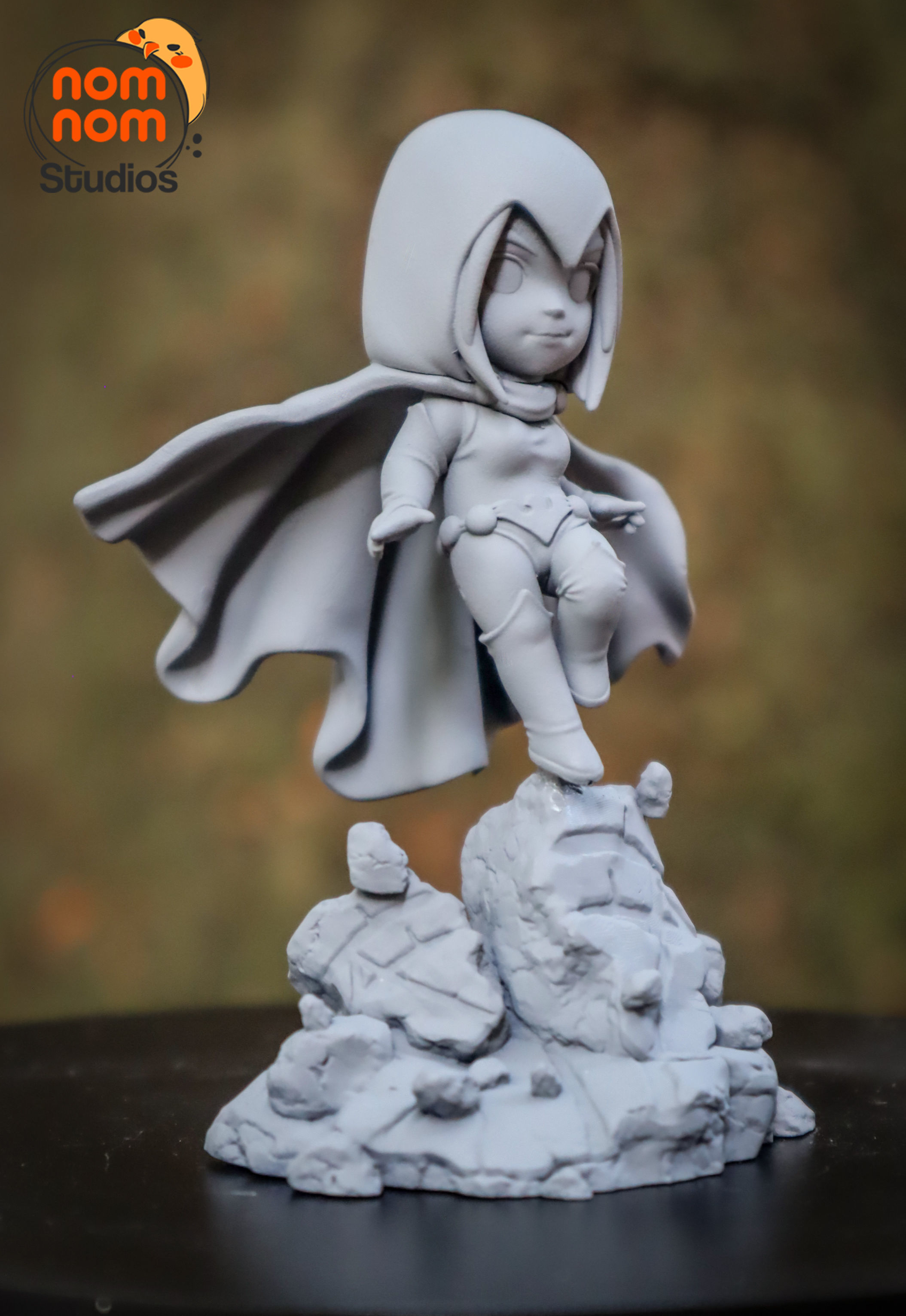 Chibi Raven - Teen Titans 3D model 3D printable | CGTrader