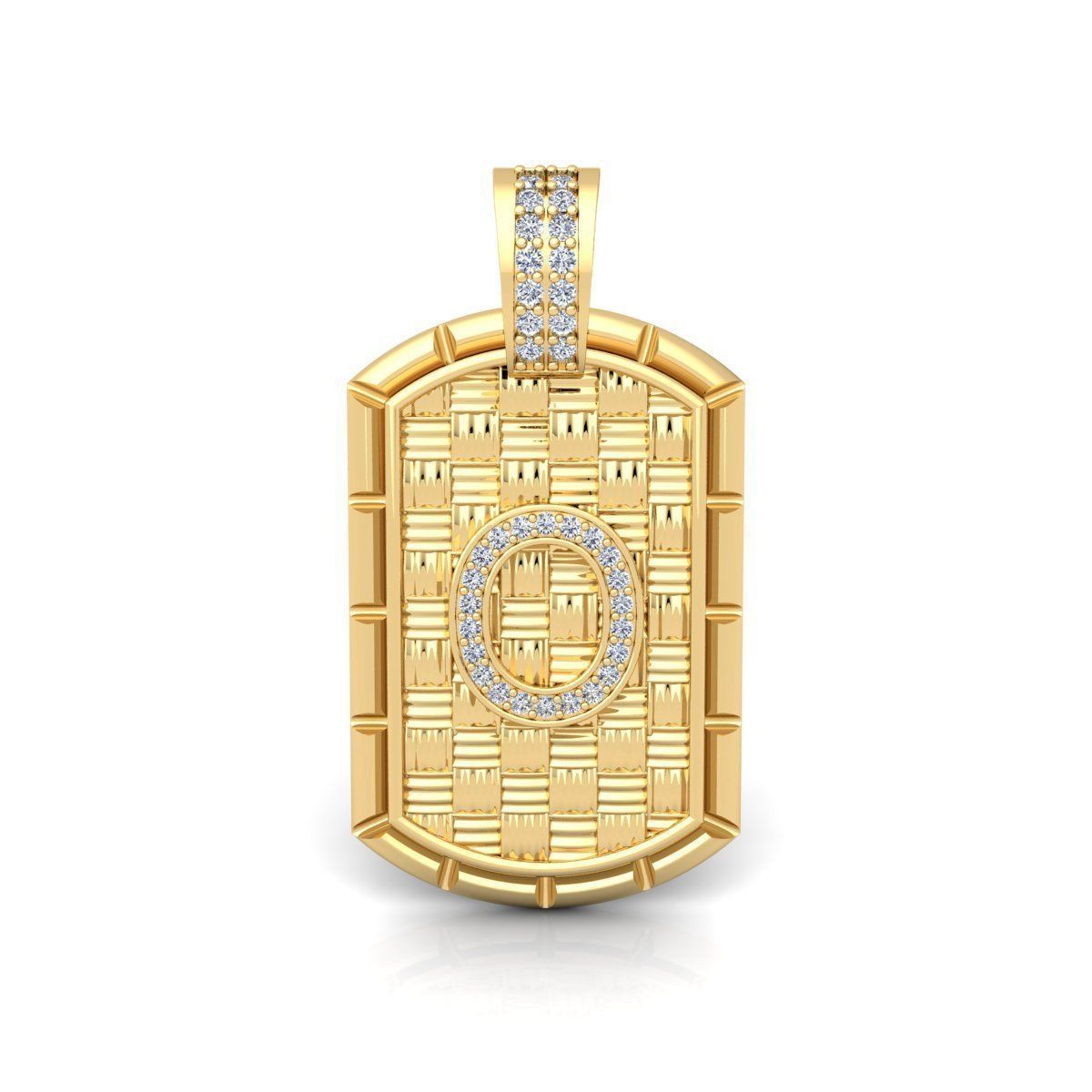 O Latter Pendent 3d Model and Render 3D model 3D printable | CGTrader