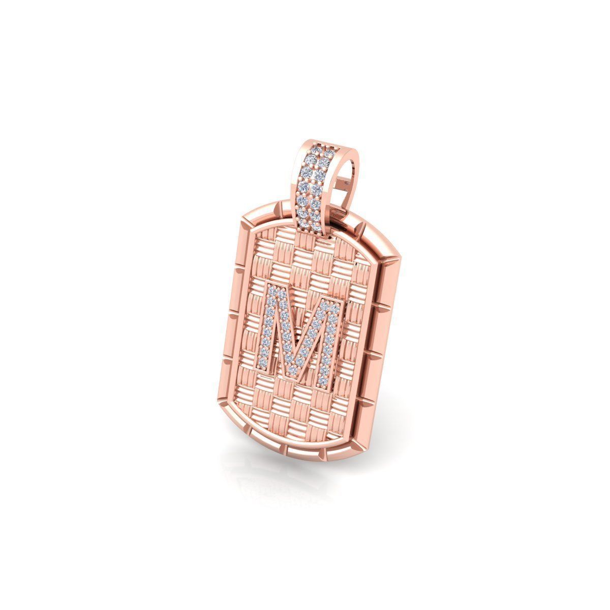 M Latter Pendent 3d Model and Render 3D model 3D printable | CGTrader