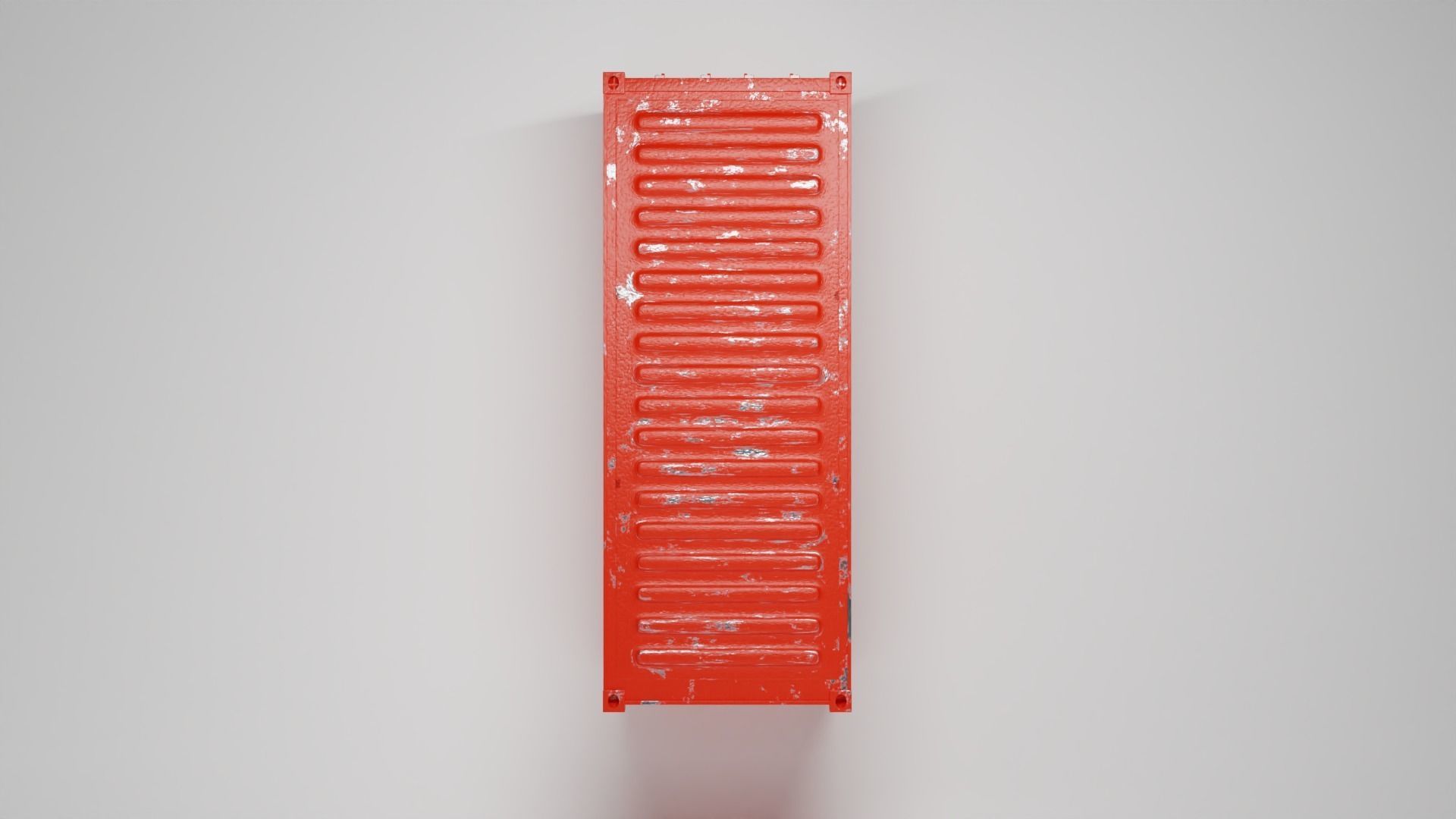 Red Shipping Container 3D model | CGTrader