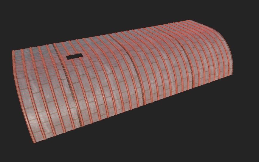 3D model Warehouse Roof Ceiling VR / AR / low-poly | CGTrader