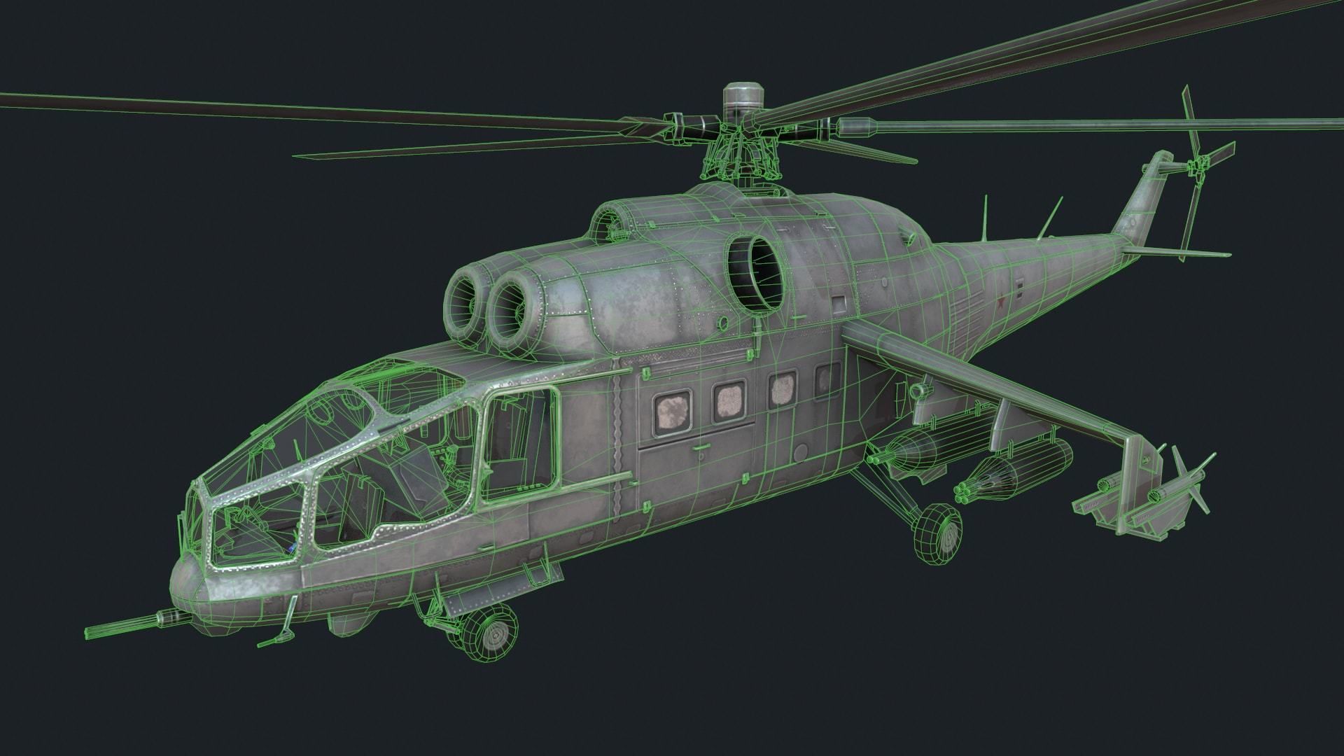 3D model Mi-24a VR / AR / low-poly | CGTrader