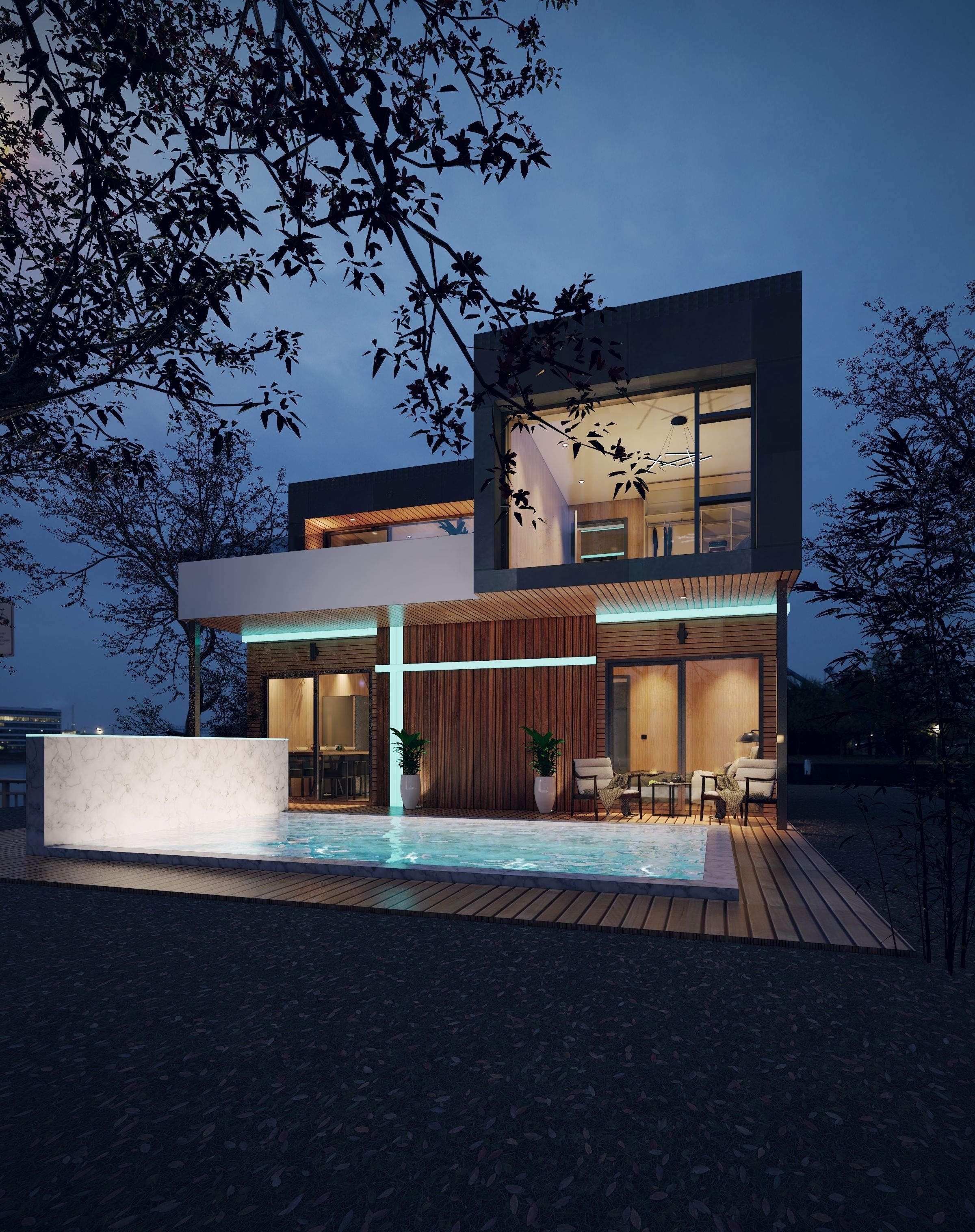 sketchup enscape model render scenes 3D model | CGTrader